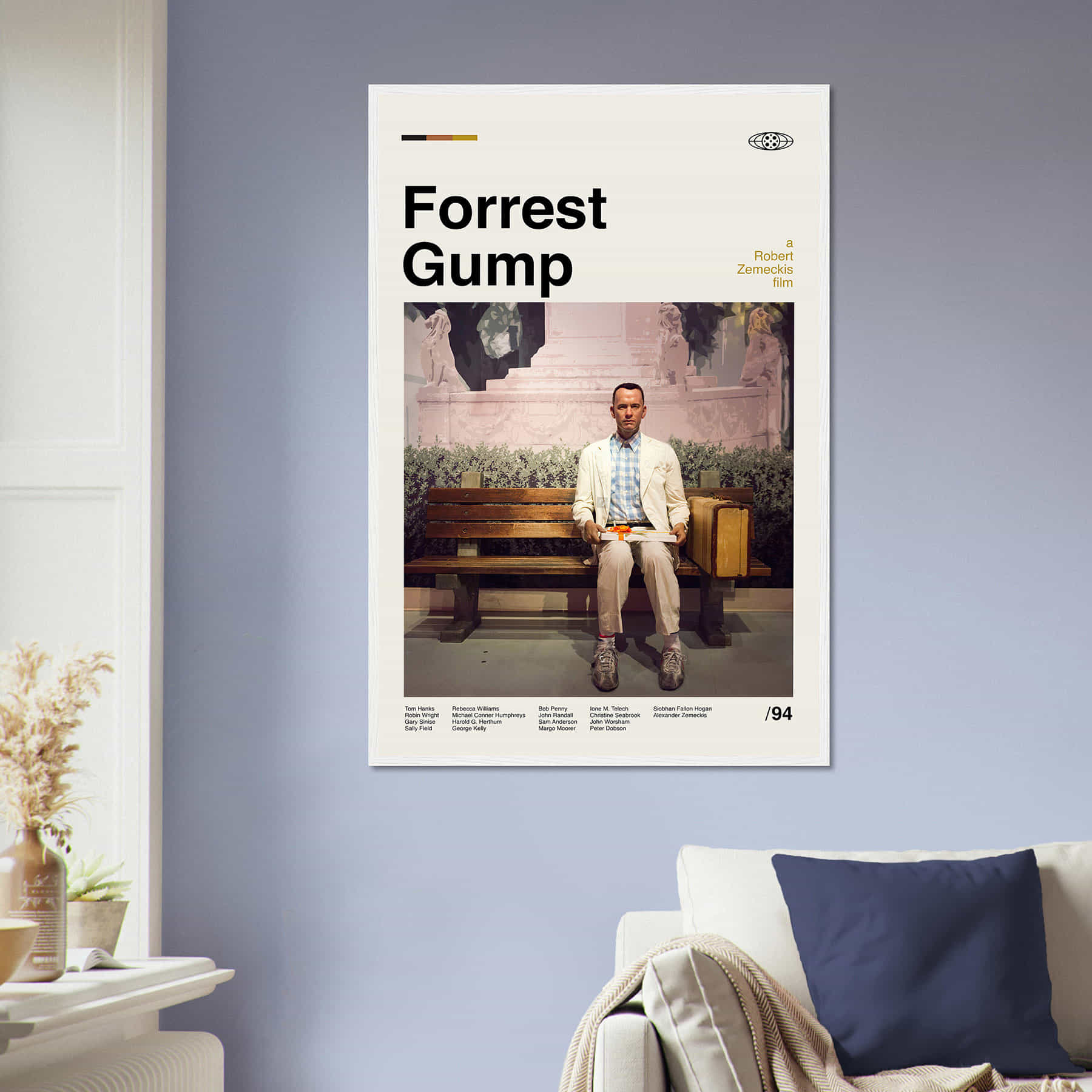 Forrest Gump Poster, Forrest Gump Print, Retro Movie Poster - Citiesbox