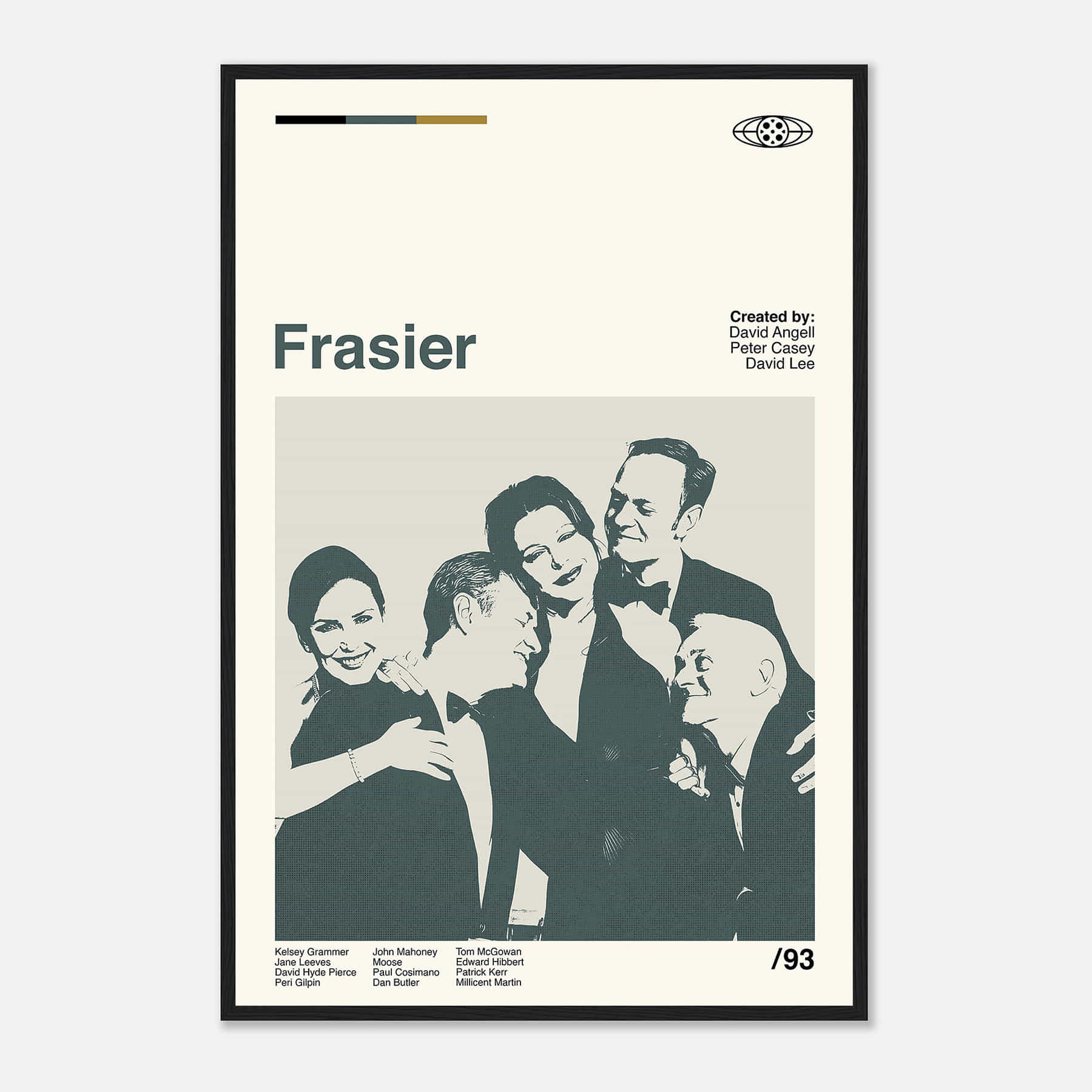 Frasier Movie Poster, Frasier Print, Retro Movie Poster - Citiesbox