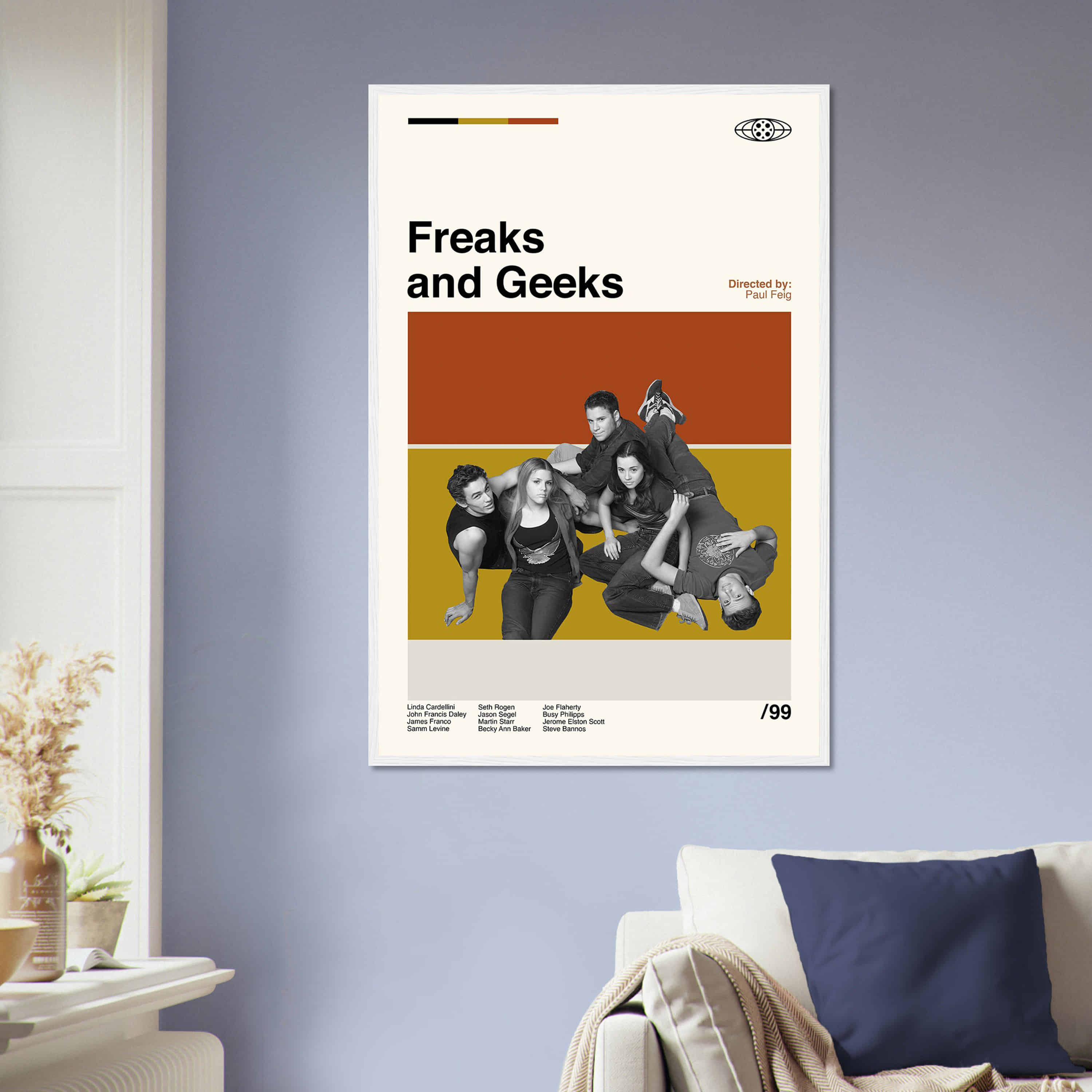 Freaks and Geeks, Freaks and Geeks Poster, Mid Century Art - Citiesbox