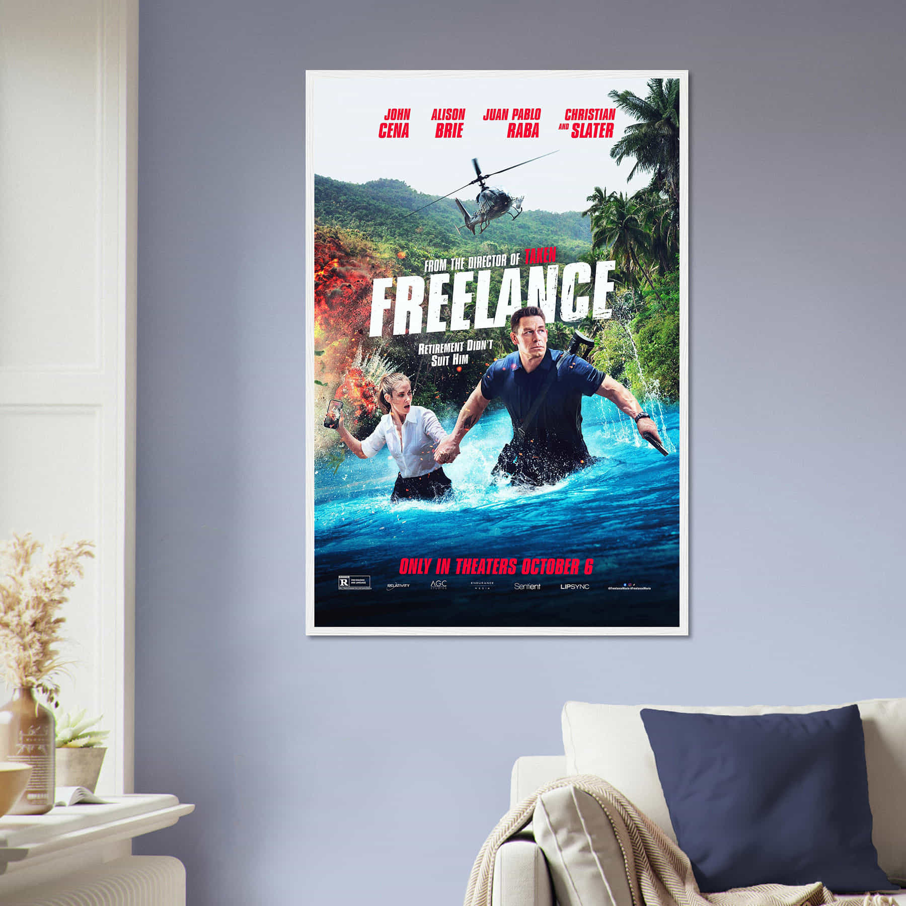 Freelance (2023) Movie Poster, Freelance Classic Movie Poster ...