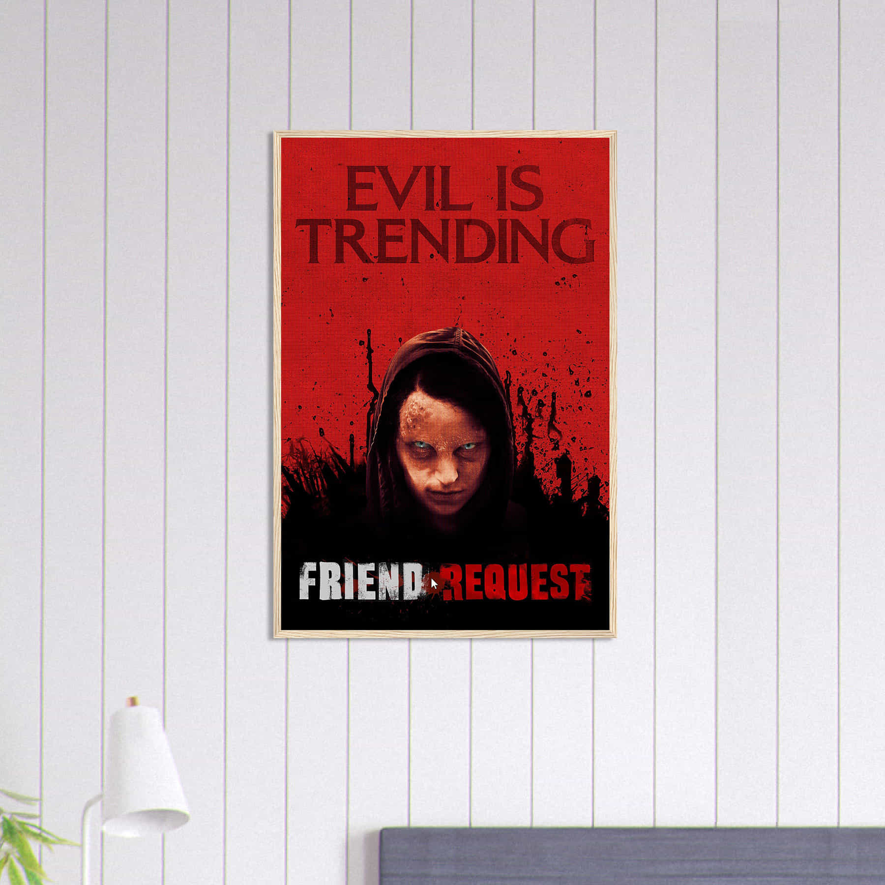 Friend Request Movie Poster, Friend Request (2016) Vintage Movie Poster ...