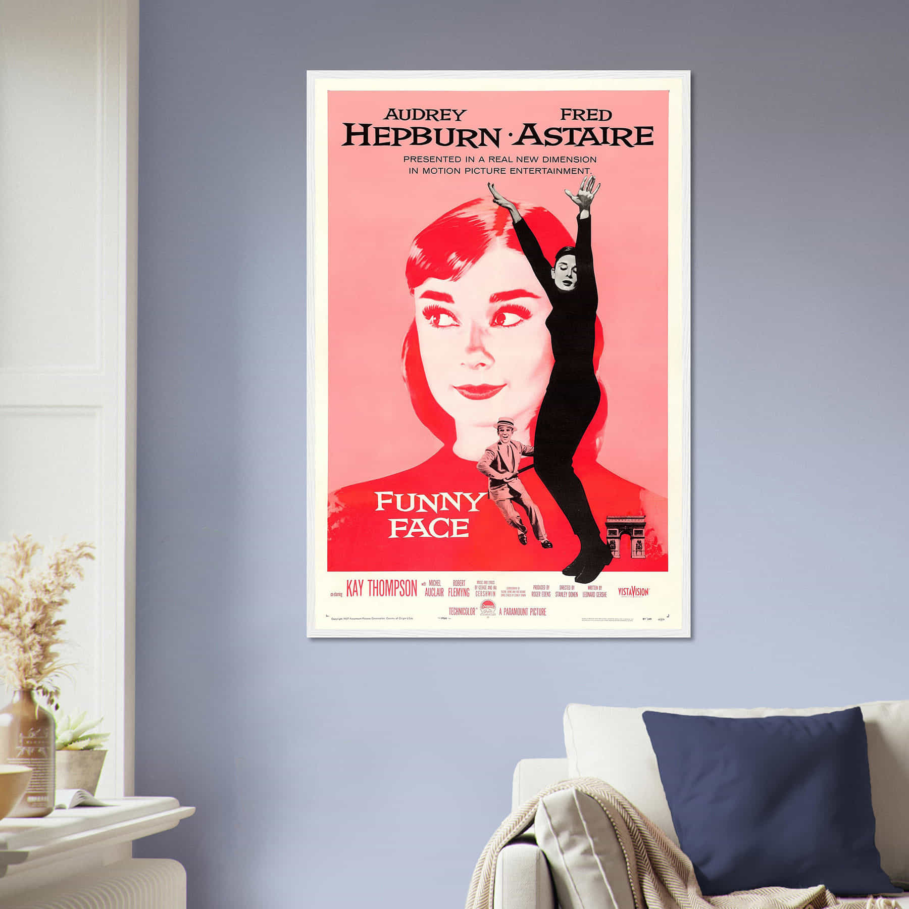 Funny Face Movie Poster, Audrey Hepburn Classic Movie Poster - Citiesbox