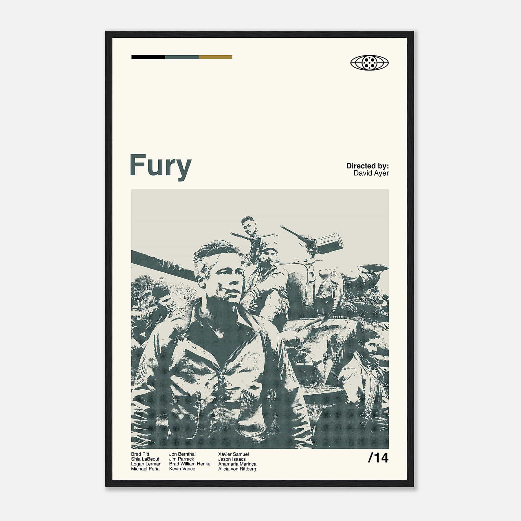 Fury Poster, Fury Print, Fury Art - Citiesbox