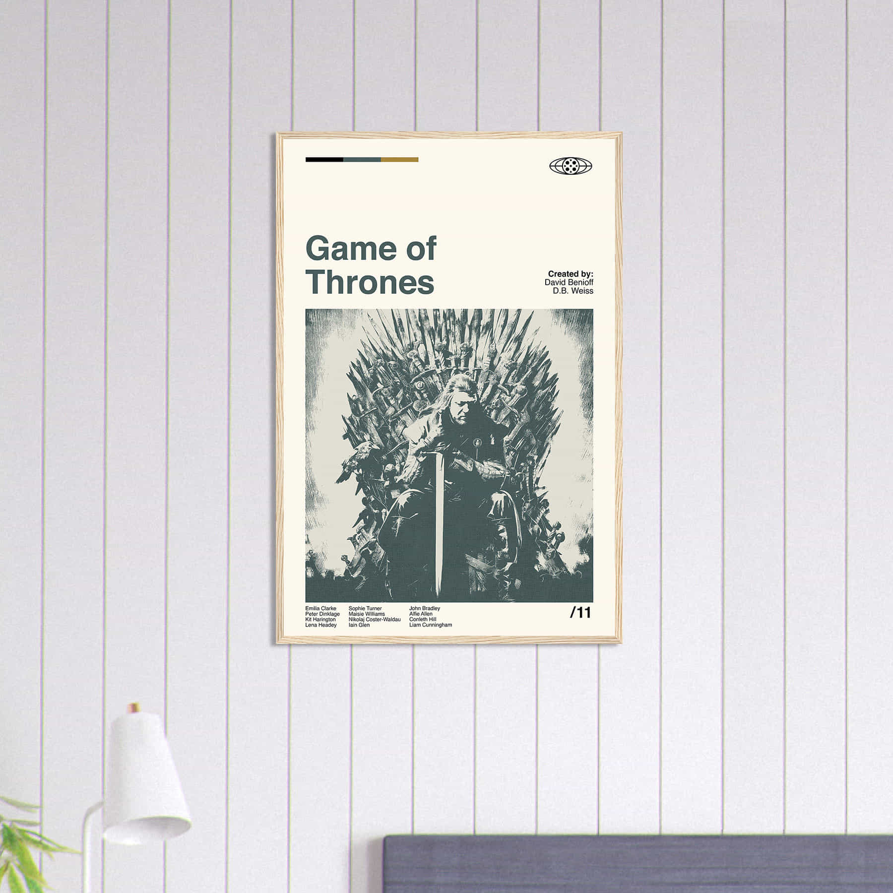 Game Of Thrones Poster, Game Of Thrones Print, Retro Movie Poster ...