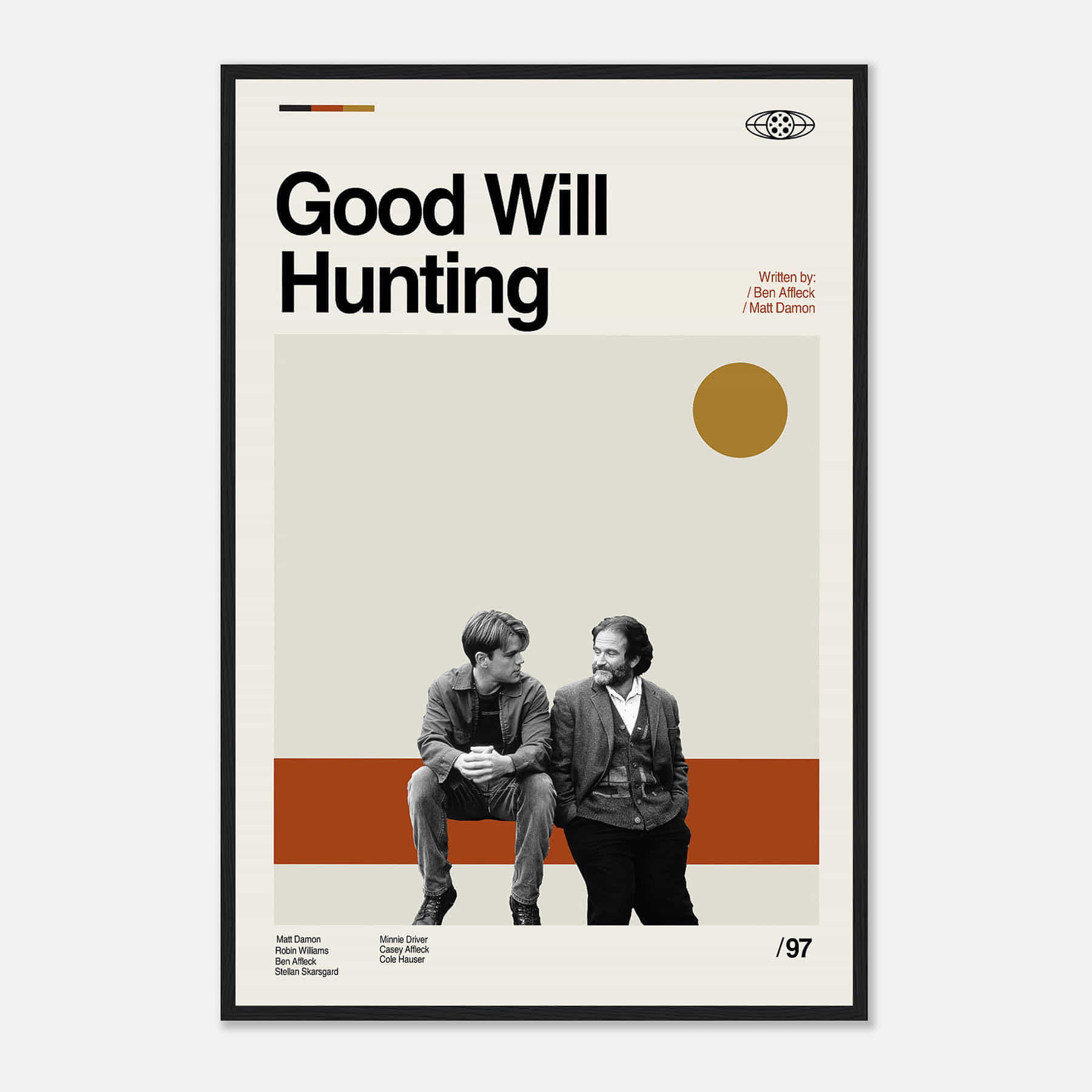 Good Will Hunting Movie Poster, Ben Affleck, Custom Print - Citiesbox