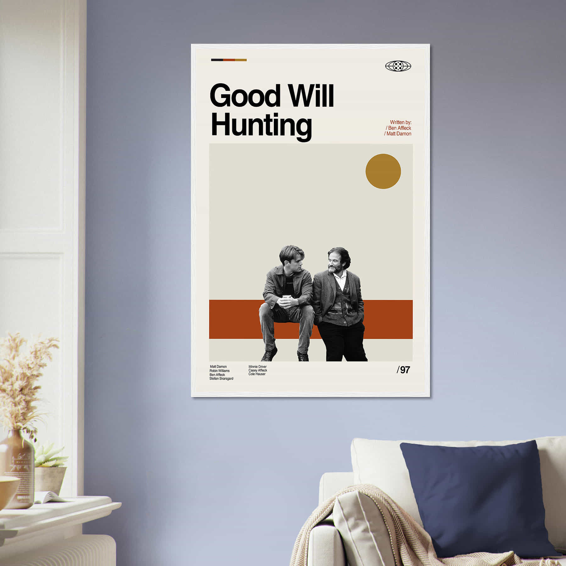 Good Will Hunting Movie Poster, Ben Affleck, Custom Print - Citiesbox