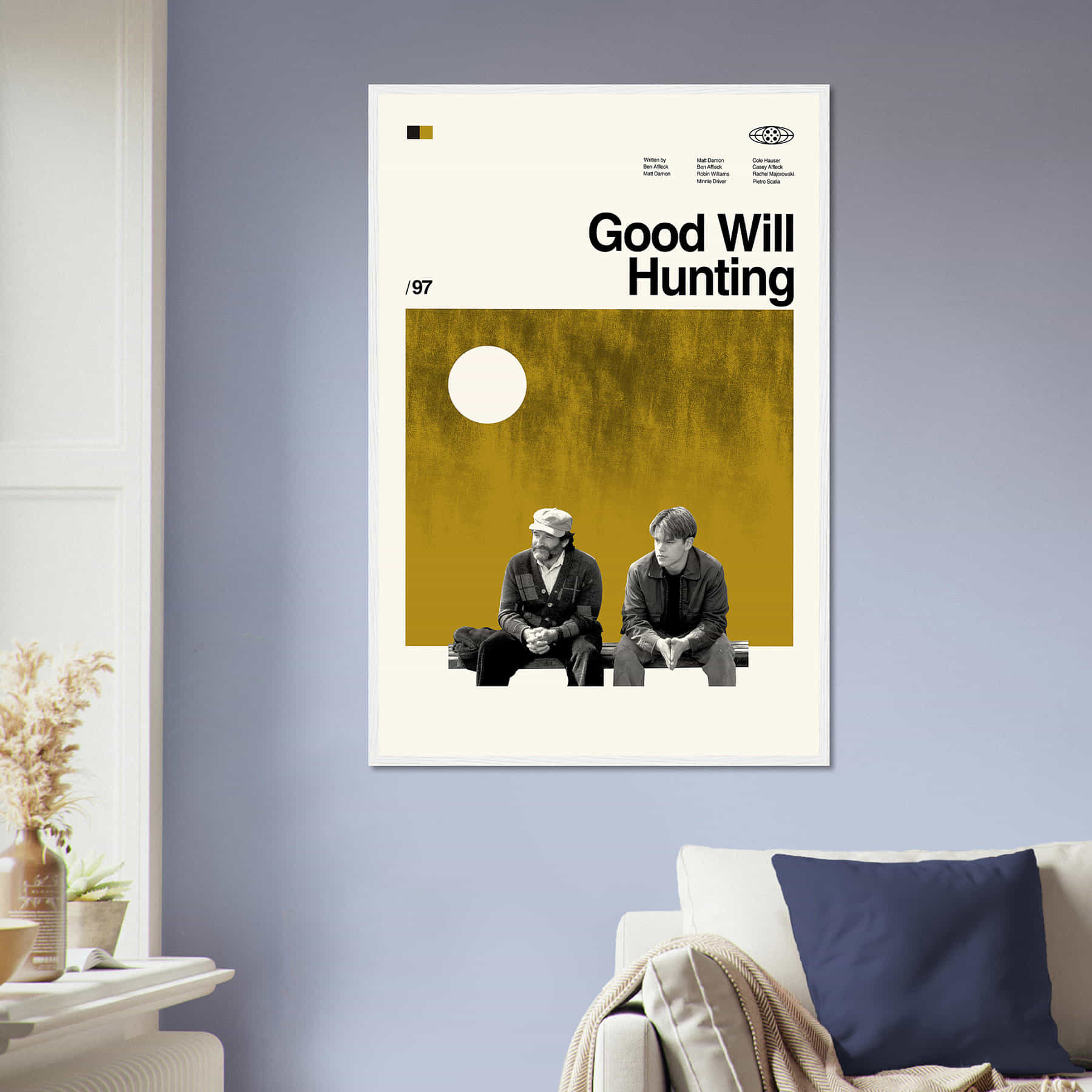 Good Will Hunting Movie Poster, Matt Damon, Custom Print - Citiesbox