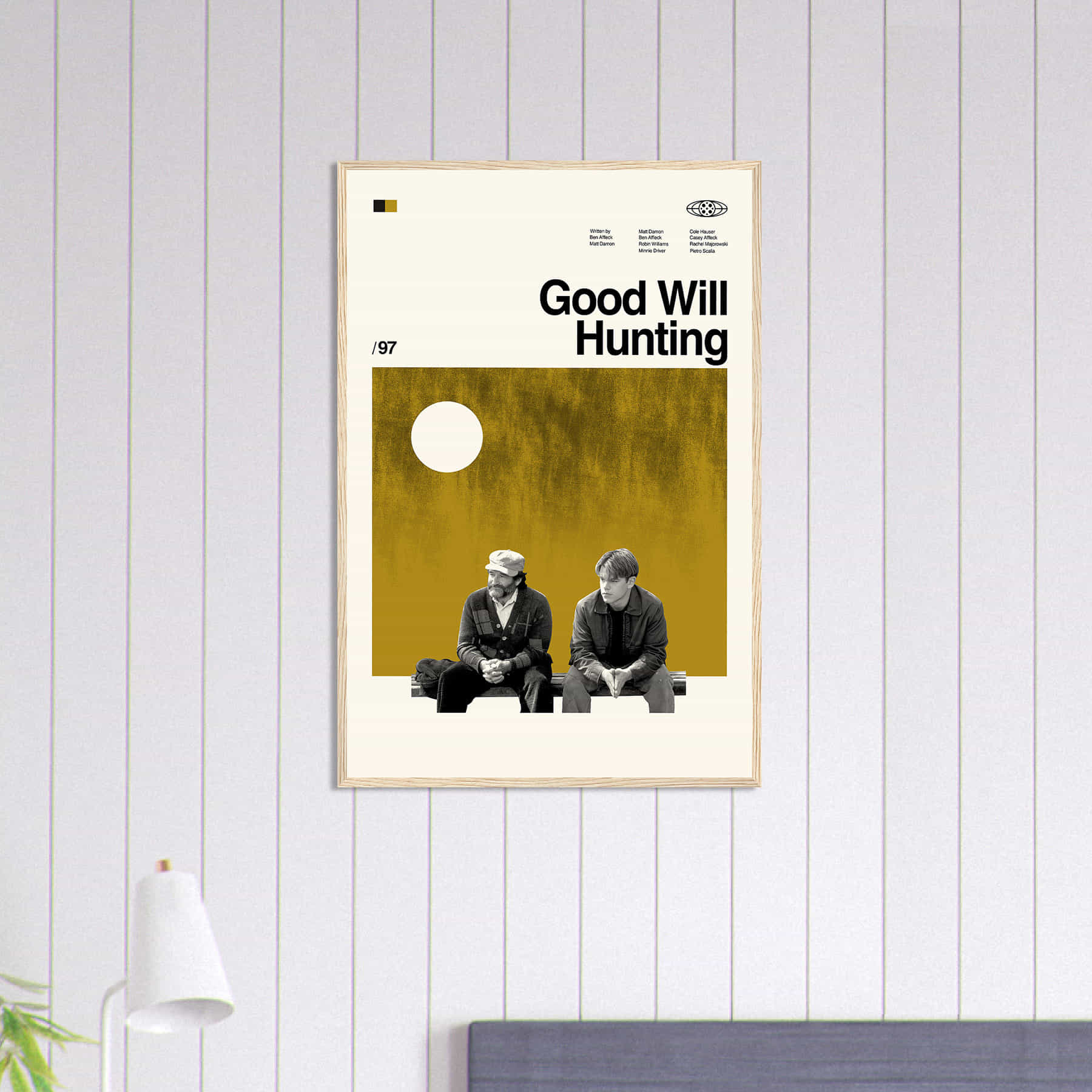 Good Will Hunting Movie Poster, Matt Damon, Custom Print - Citiesbox