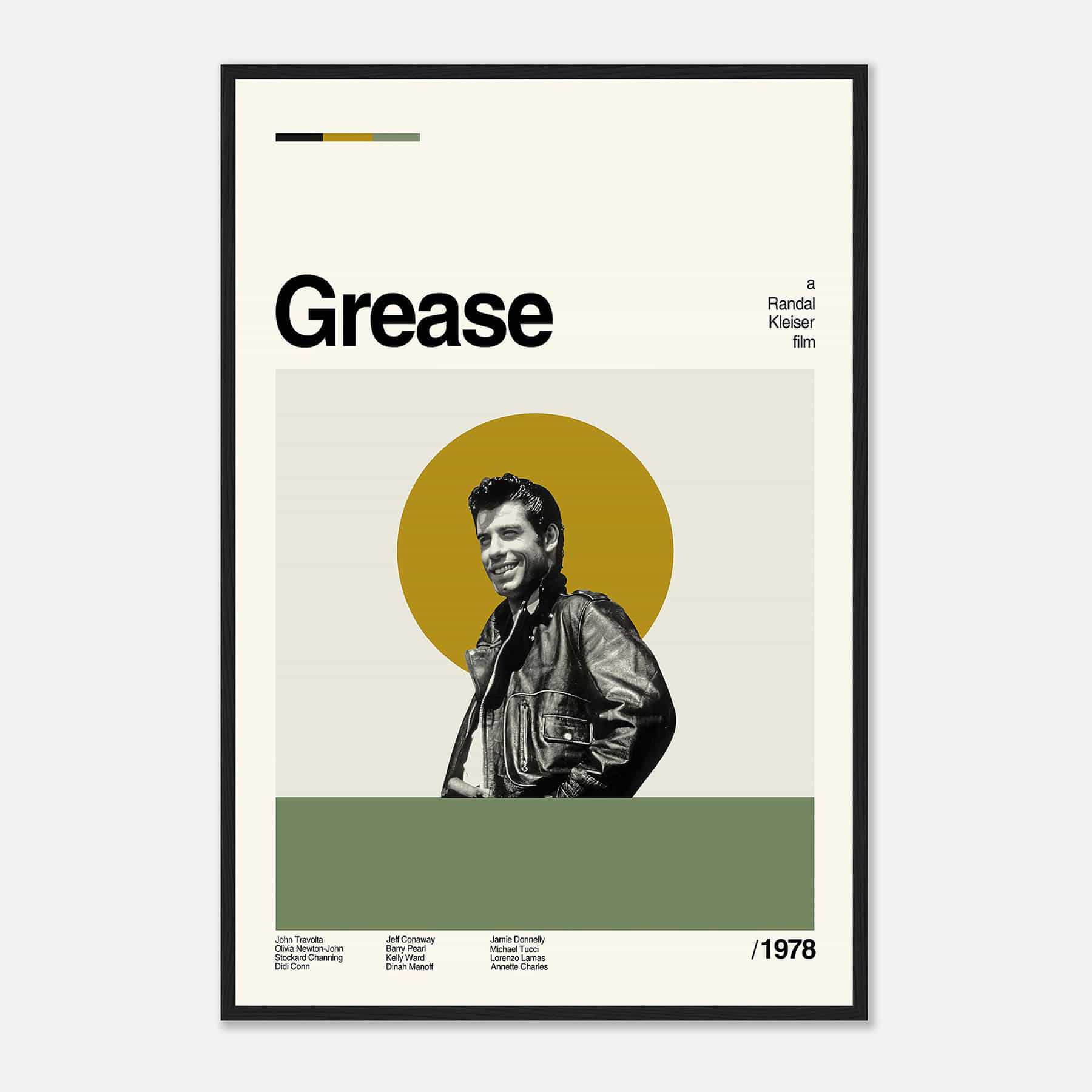 Grease Movie Poster, Grease Print, Retro Movie Poster - Citiesbox