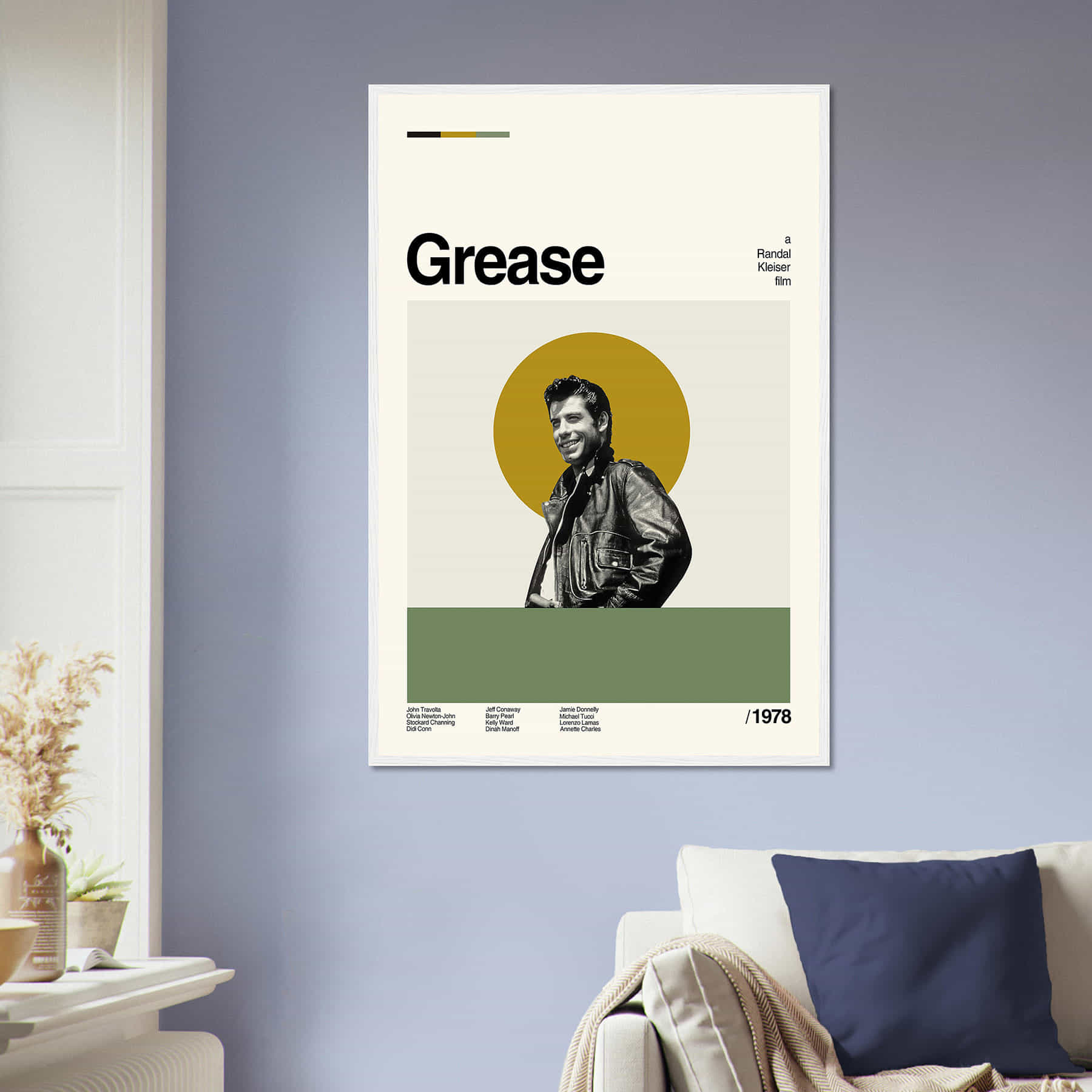 Grease Movie Poster, Grease Print, Retro Movie Poster - Citiesbox