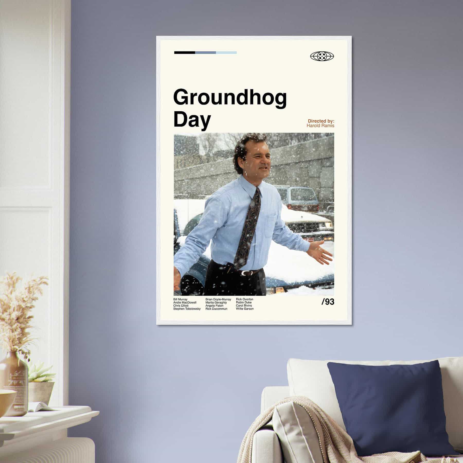 Groundhog Day Poster, Groundhog Day Movie, Retro Movie Poster - Citiesbox