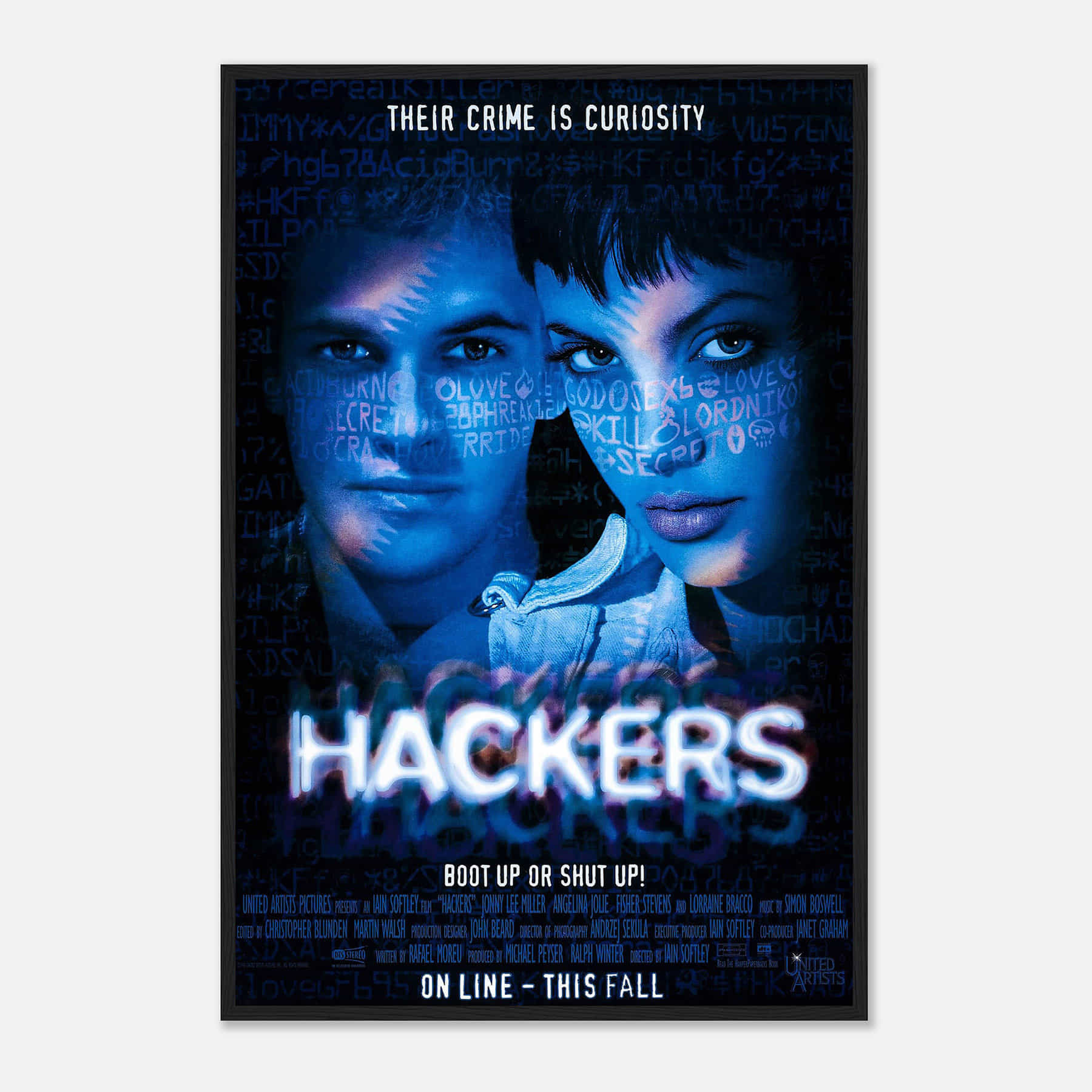 Hackers Movie Poster, Hackers (1995) Classic Vintage Movie Poster ...