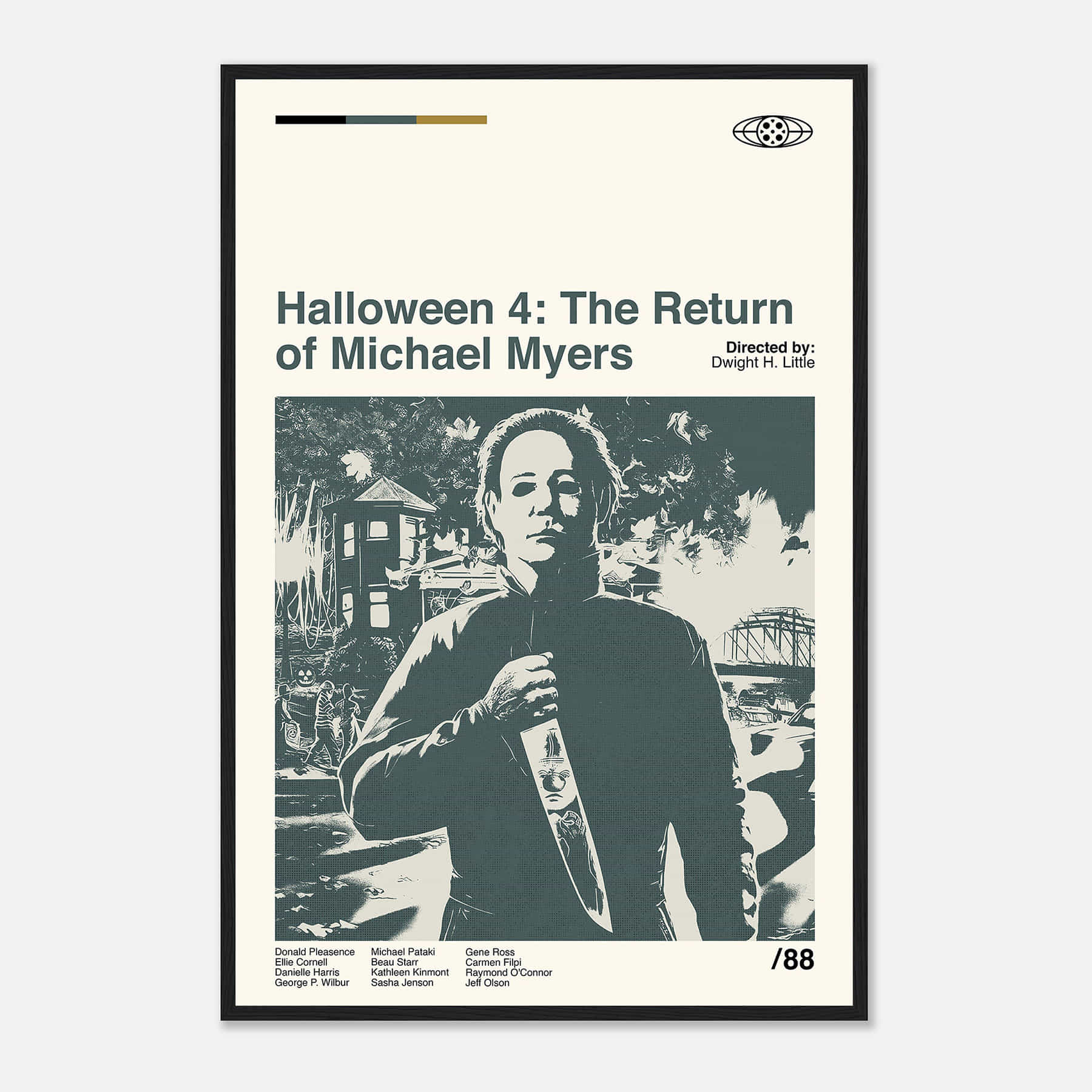 Halloween Movie Poster, Halloween Print, Retro Movie Poster - Citiesbox