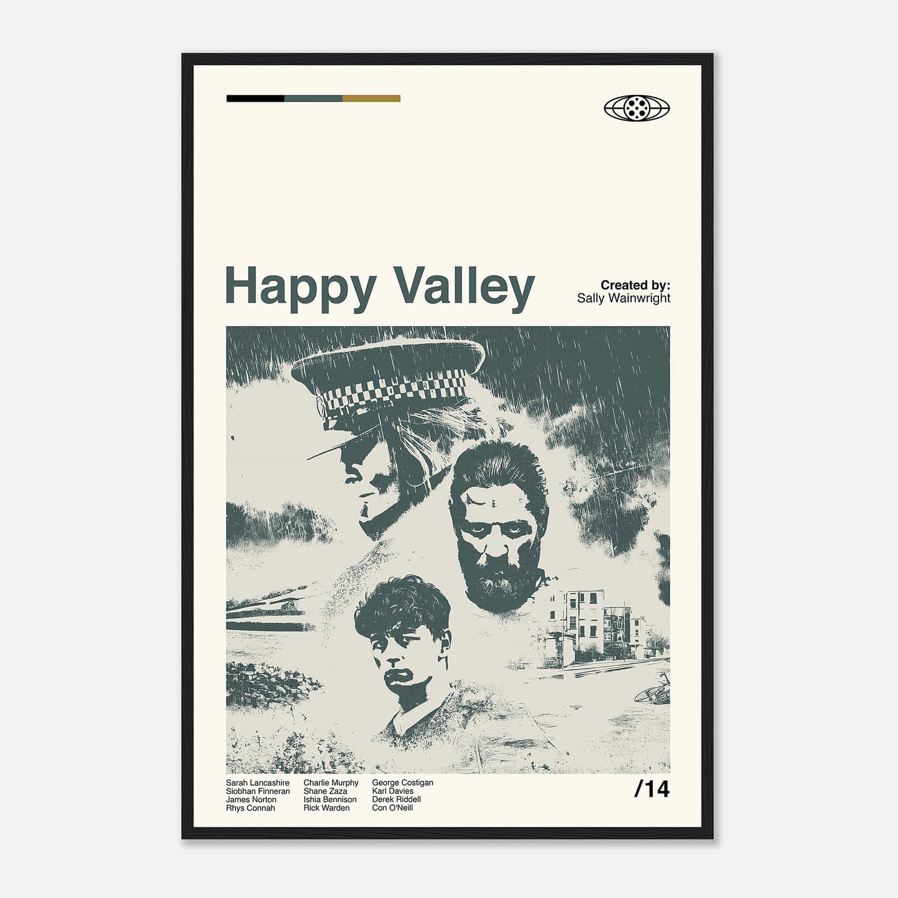 Happy Valley Poster, Happy Valley, Sally Wainwright Poster - Citiesbox