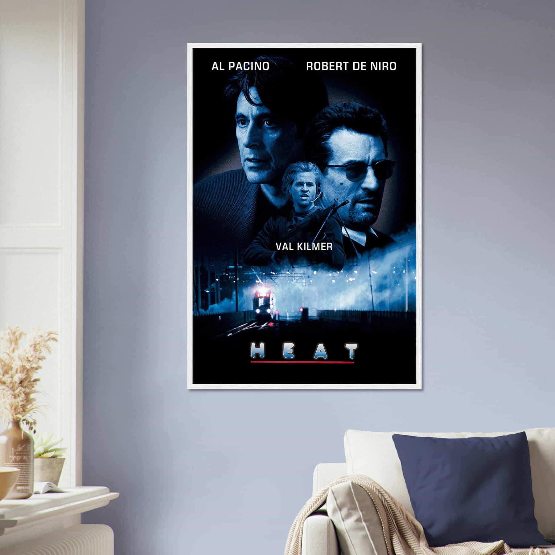 Heat (1995) Movie Poster, Heat Vintage Movie Poster, Classic Movie ...