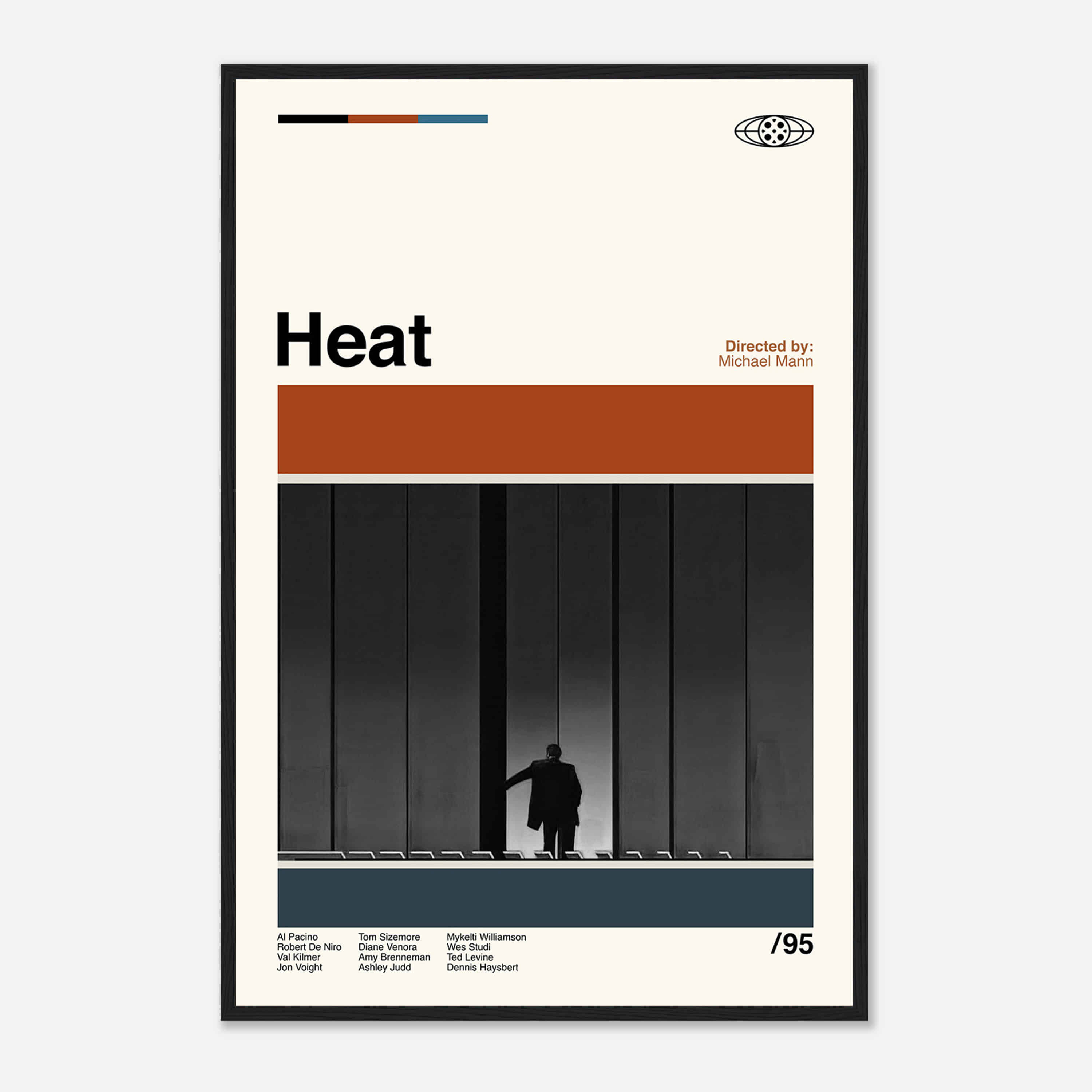 Heat Movie Poster, Michael Mann, Movie Poster - Citiesbox