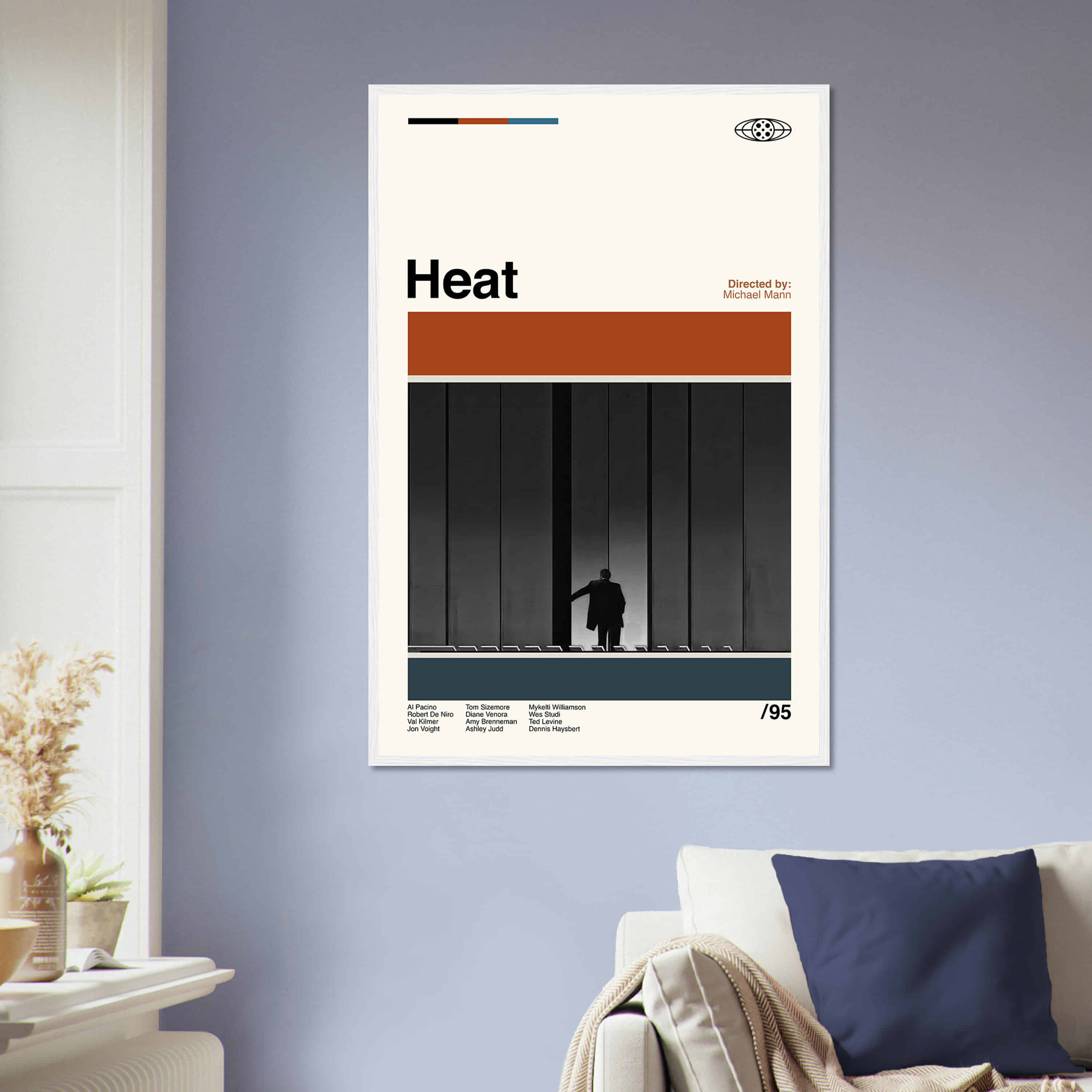 Heat Movie Poster, Michael Mann, Movie Poster - Citiesbox