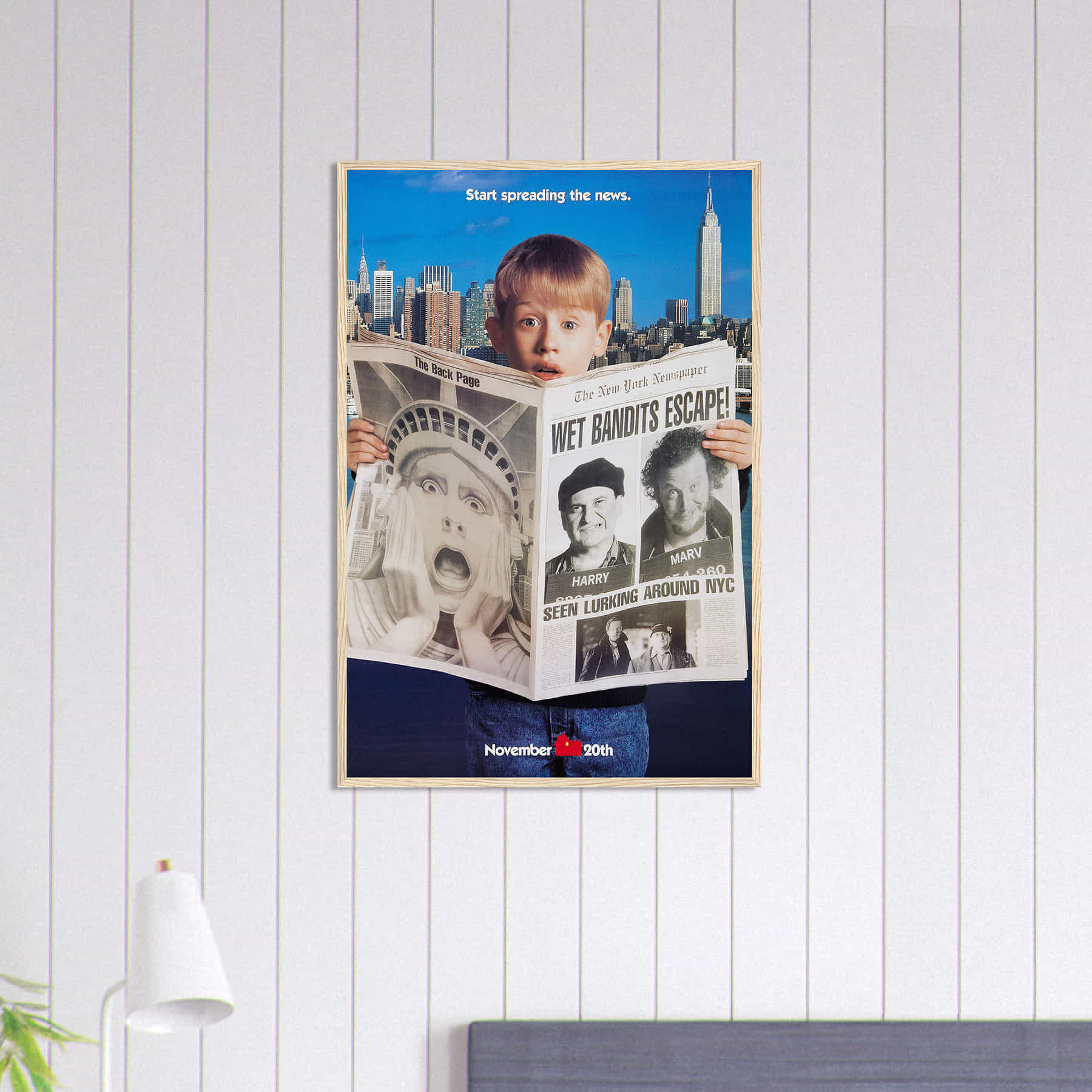 Home Alone 2 Movie Poster, Home Alone 2 Classic Vintage Movie Poster ...