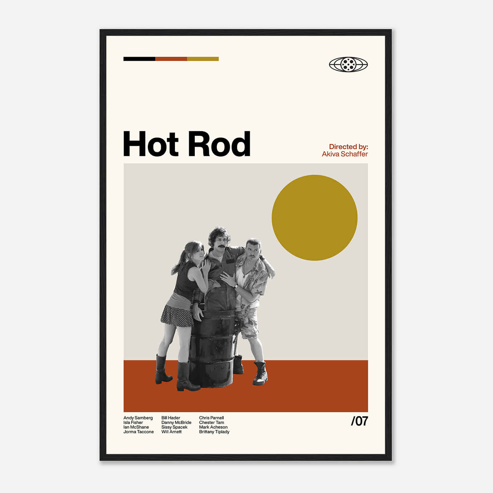 Hot Rod Movie Poster, Hot Rod Poster, Mid Century Art - Citiesbox
