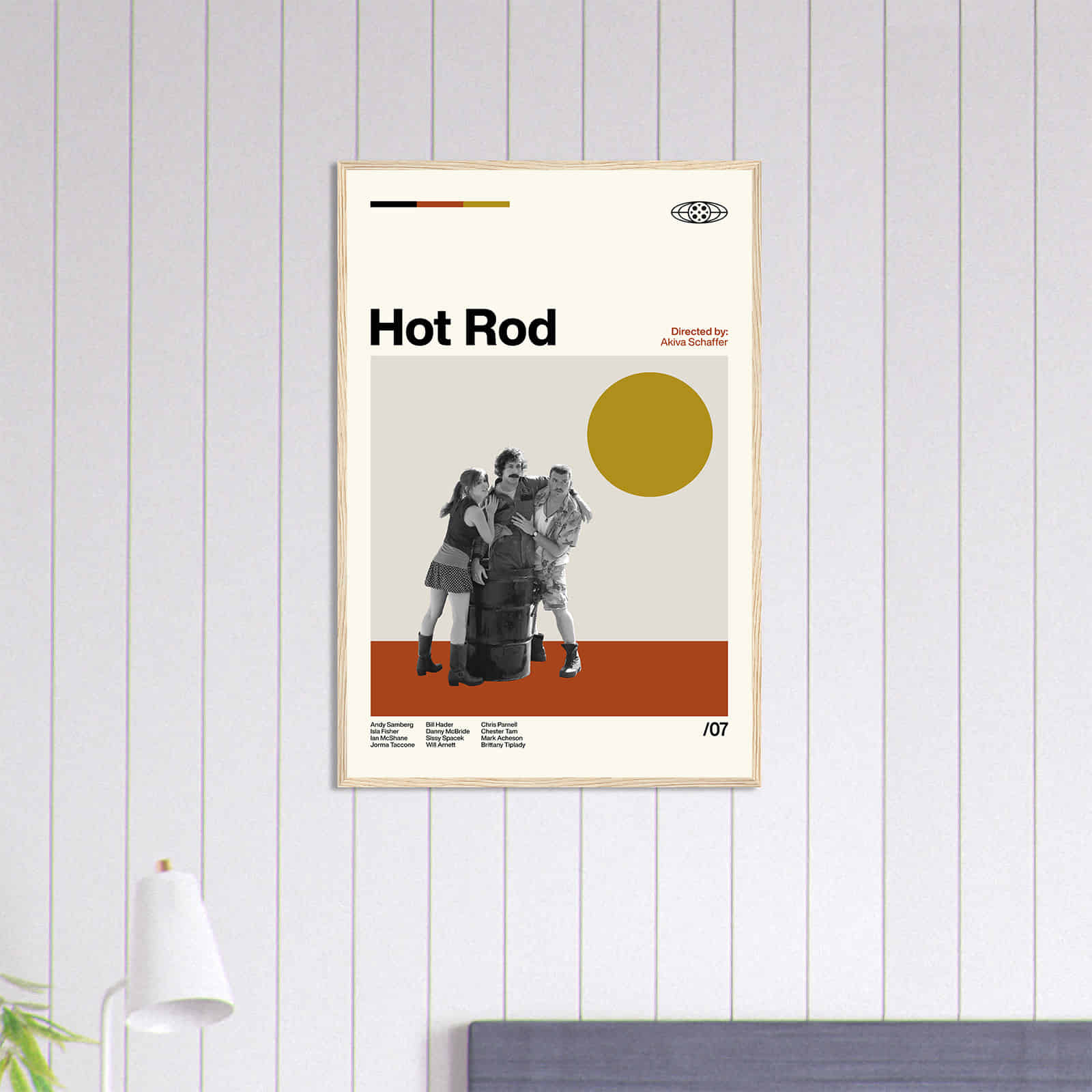 Hot Rod Movie Poster, Hot Rod Poster, Mid Century Art - Citiesbox
