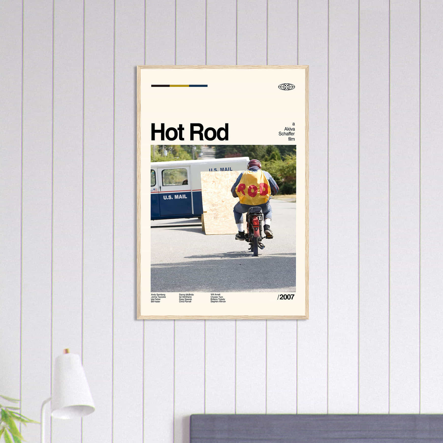 Hot Rod Poster, Akiva Schaffer, Retro Movie Poster - Citiesbox