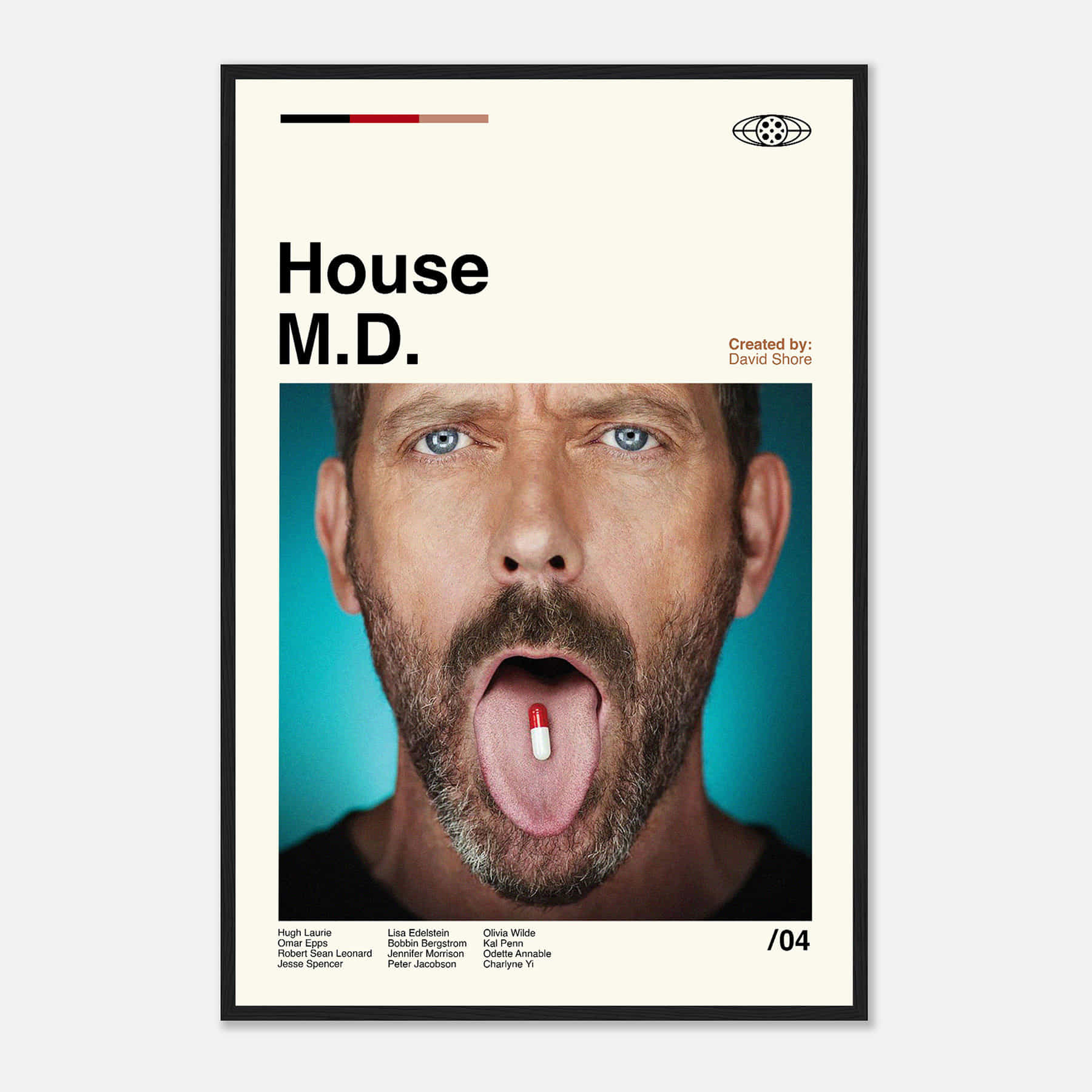 House M.D Poster, House M.D Movie, Retro Movie Poster - Citiesbox