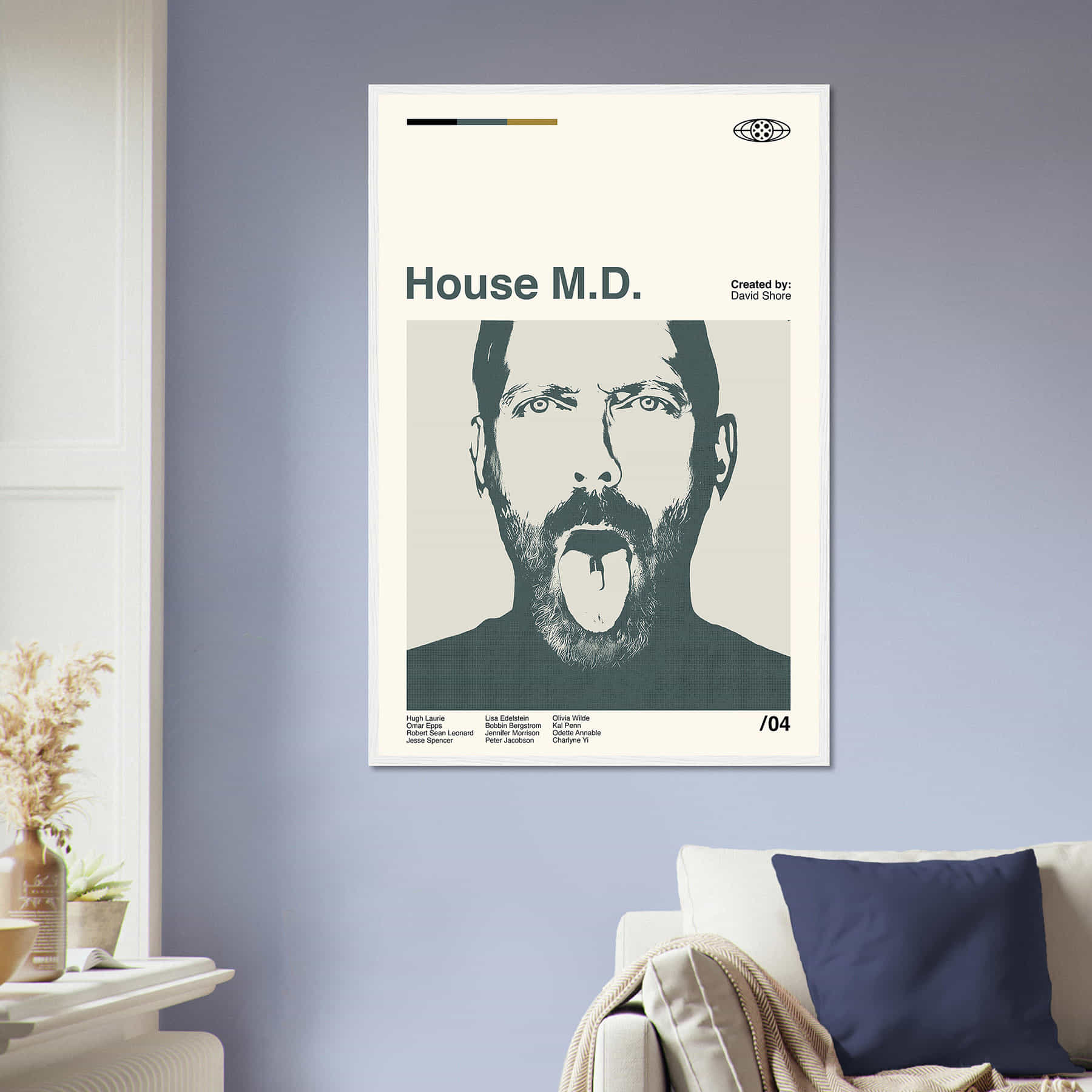House MD Poster, David Shore Poster, House MD Print - Citiesbox