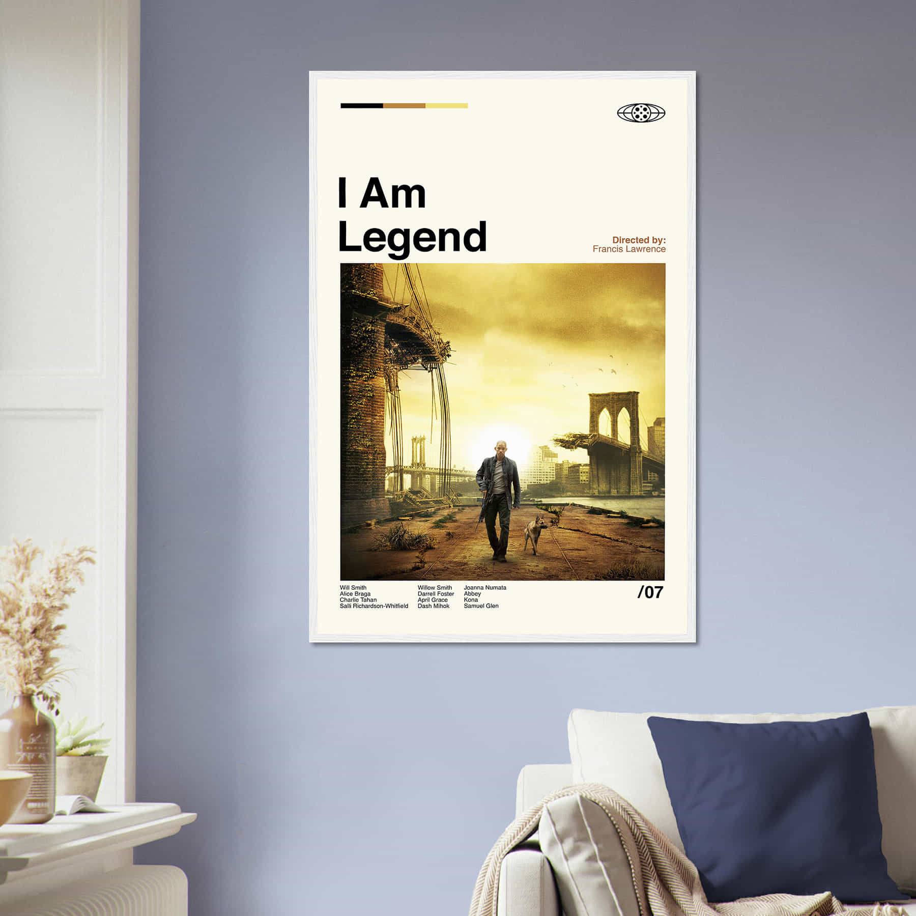 I Am Legend Movie, I Am Legend Poster, Retro Movie Poster - Citiesbox