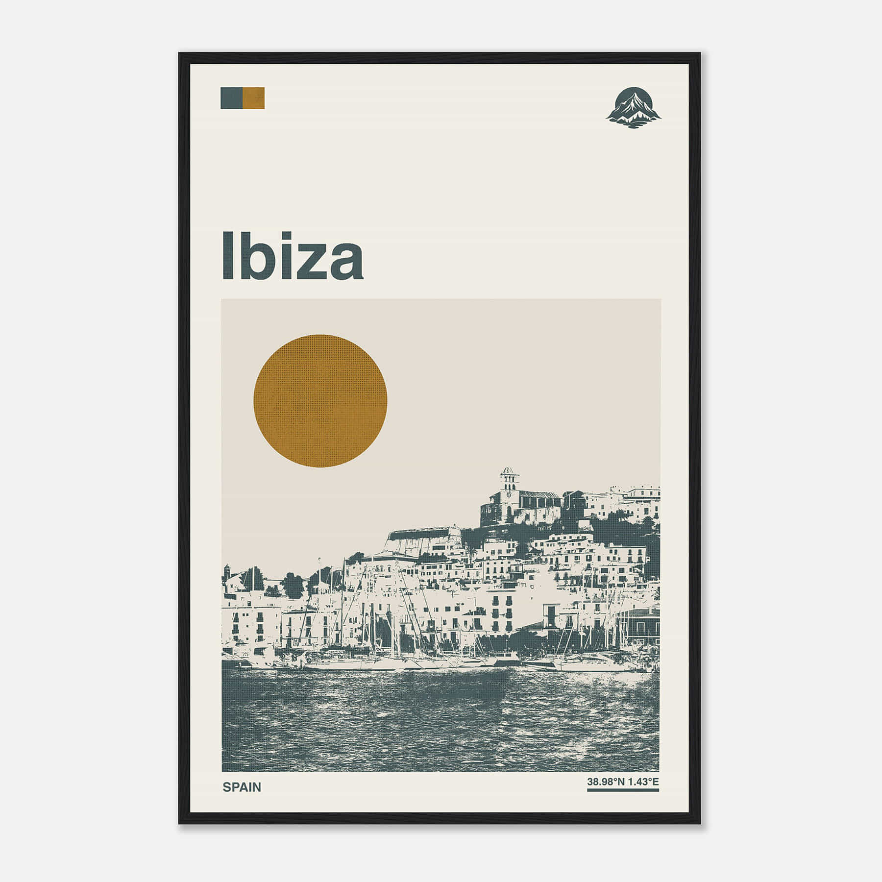 Ibiza Print, Ibiza Poster, Ibiza Wall Art - Citiesbox