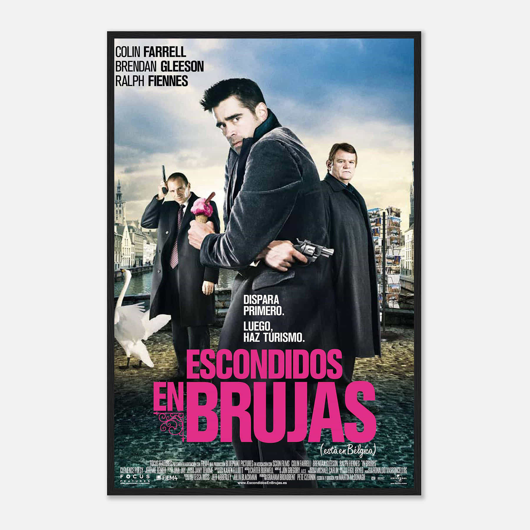 In Bruges Movie Poster, In Bruges Vintage Movie Poster, Classic Poster ...