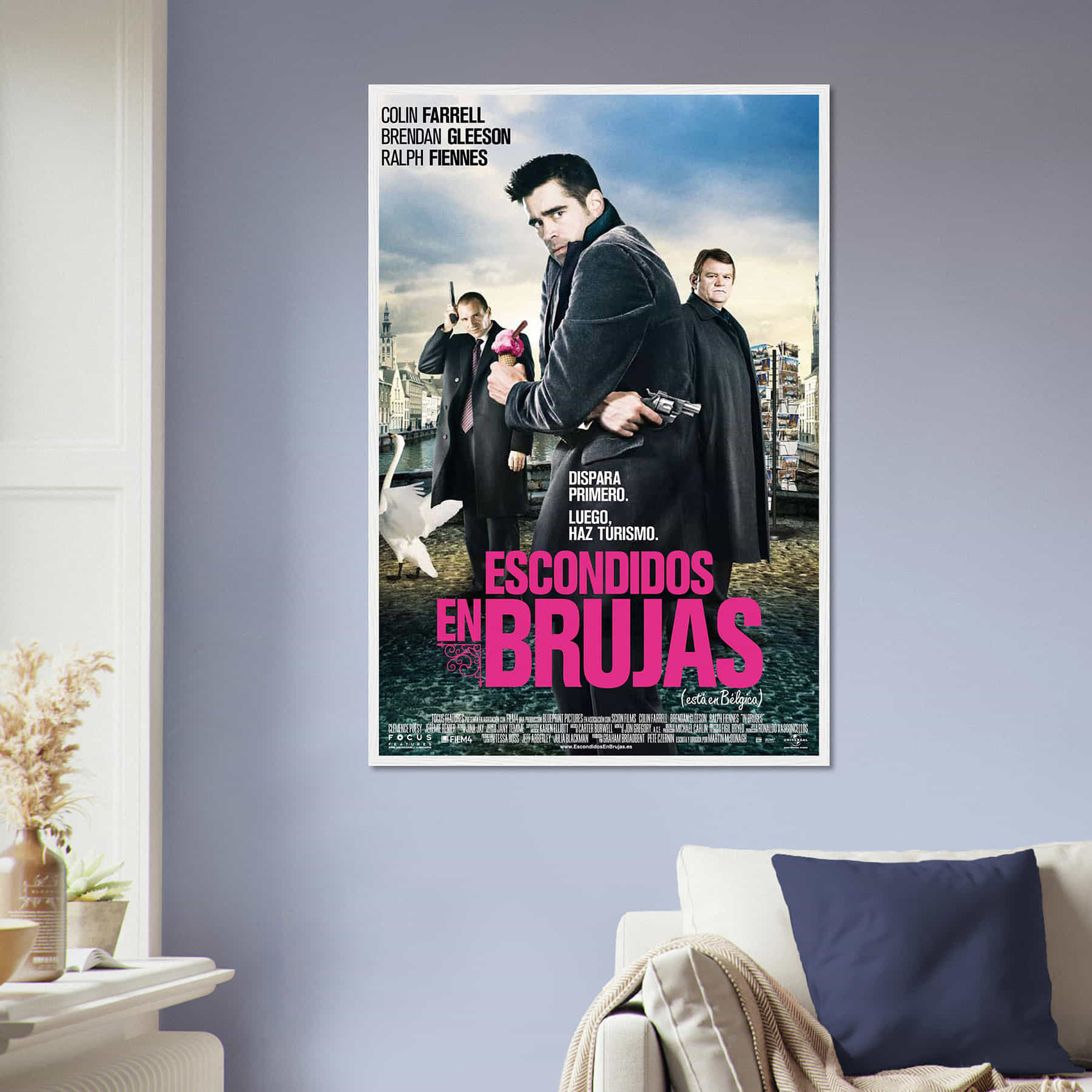 In Bruges Movie Poster, In Bruges Vintage Movie Poster, Classic Poster ...