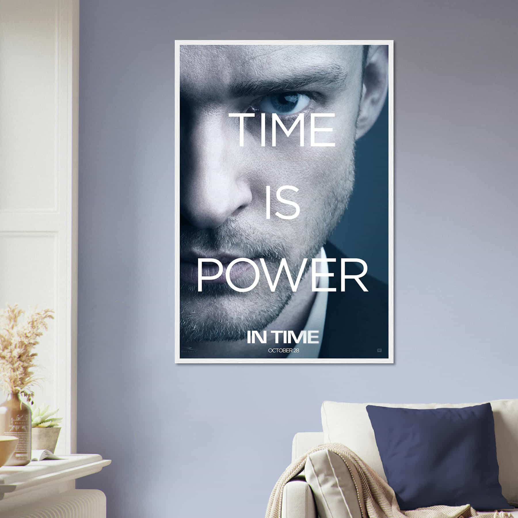 In Time Movie Poster, In Time Classic Vintage Movie Poster, Classic ...