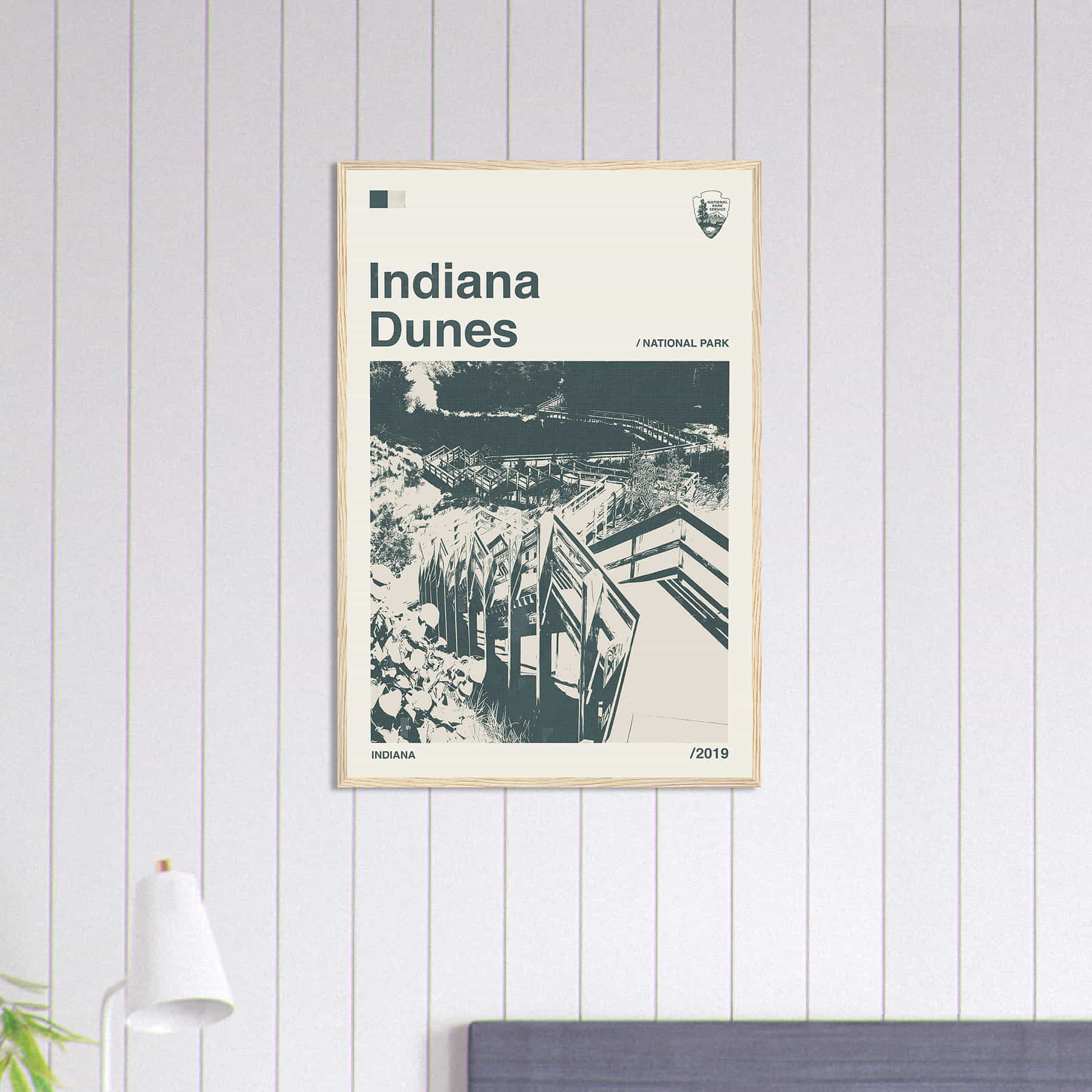 Indiana Dunes Travel, Indiana Dunes poster, National Park Poster ...