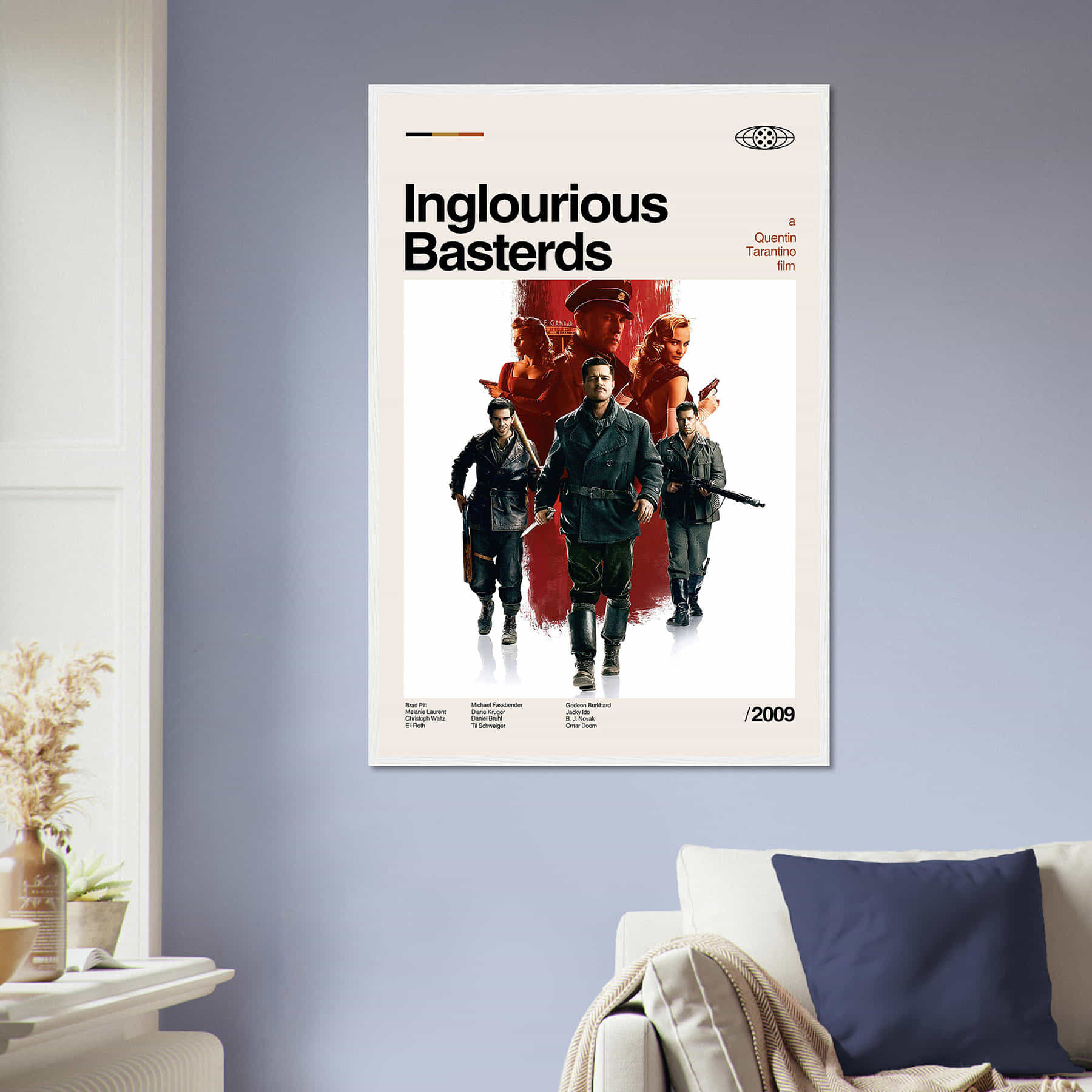 Inglourious Basterds Movie Poster, Inglourious Basterds Poster, Modern ...