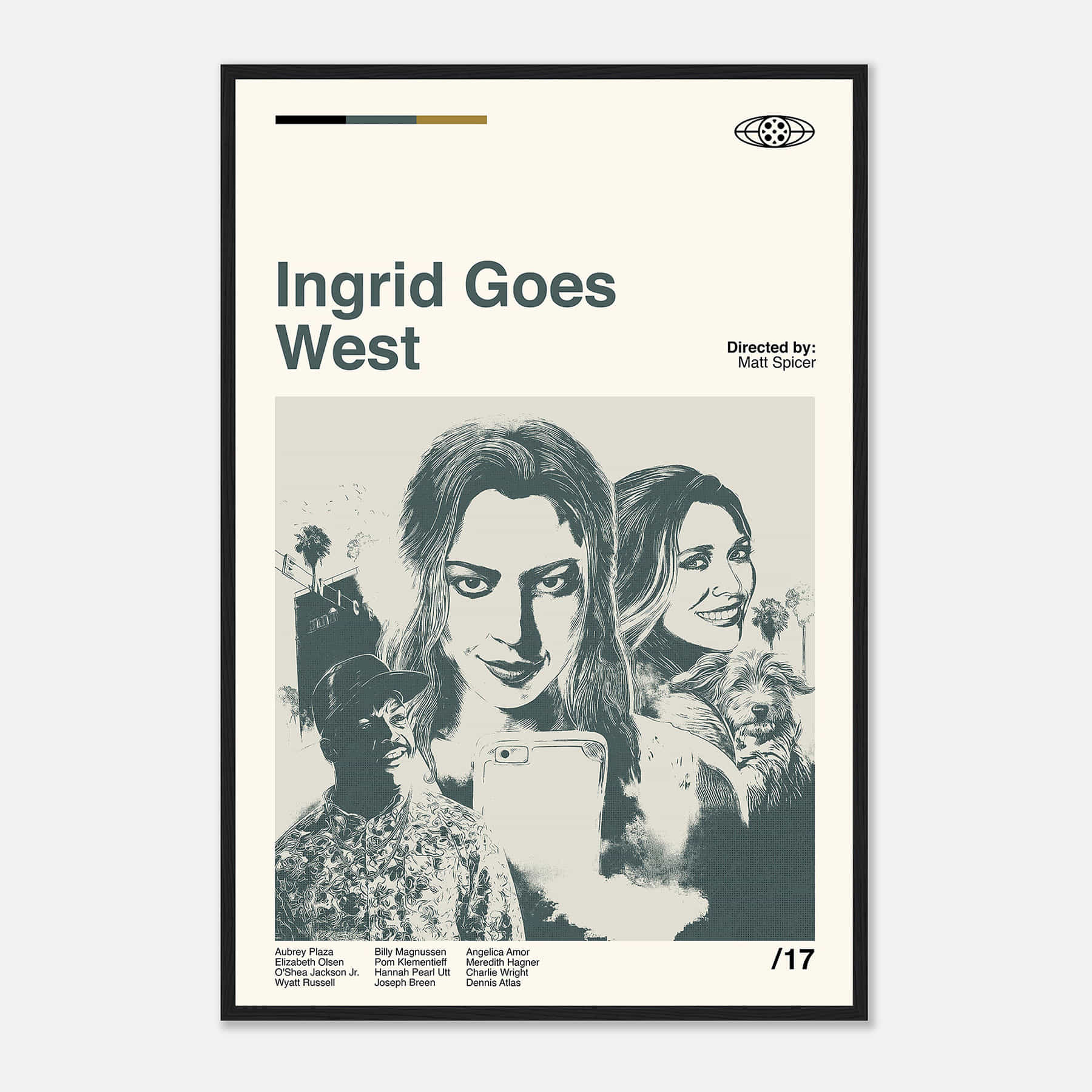 Ingrid Goes West Poster, Matt Spicer Art, Classic Movie - Citiesbox