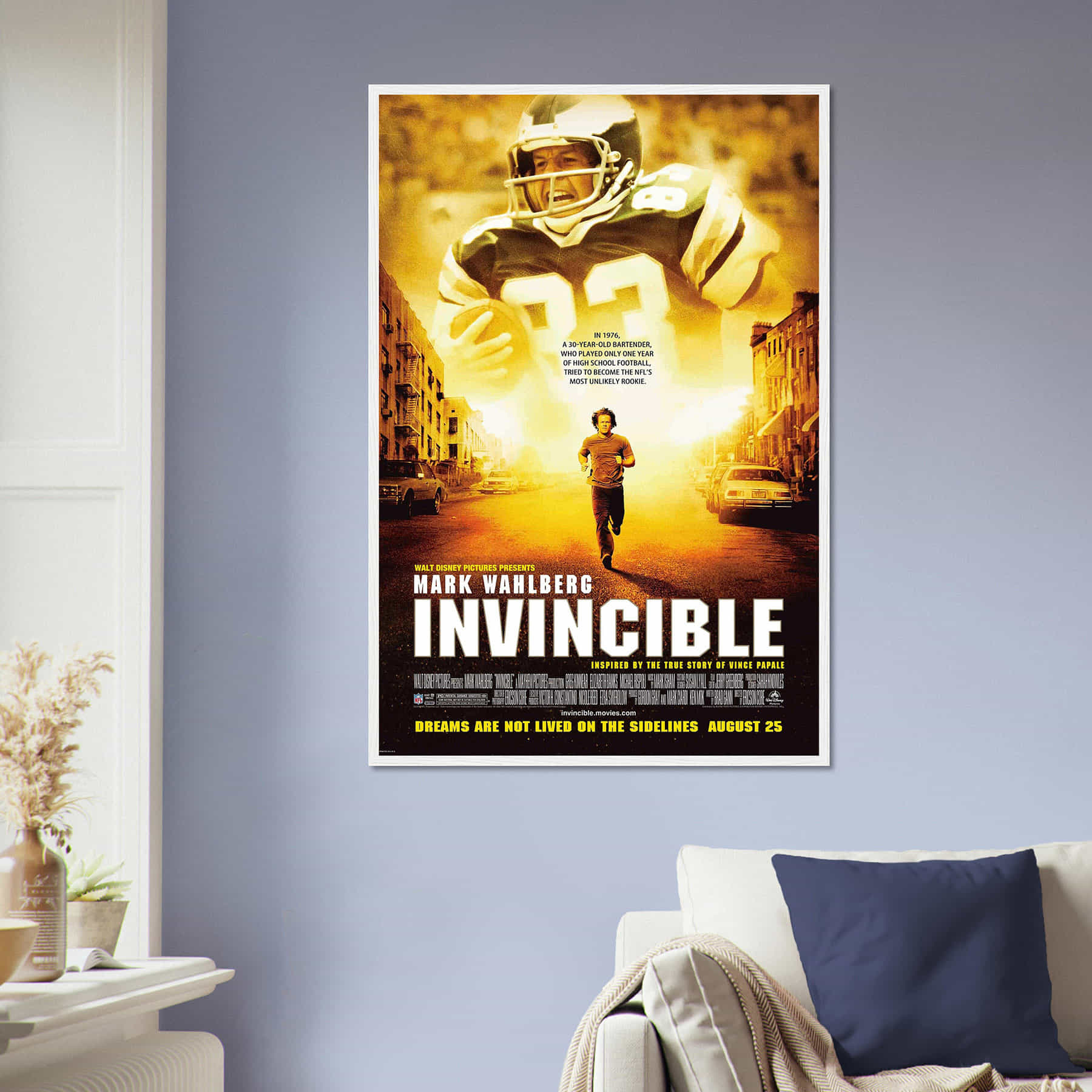 Invincible (2006) Movie Poster, Invincible Classic Vintage Poster ...