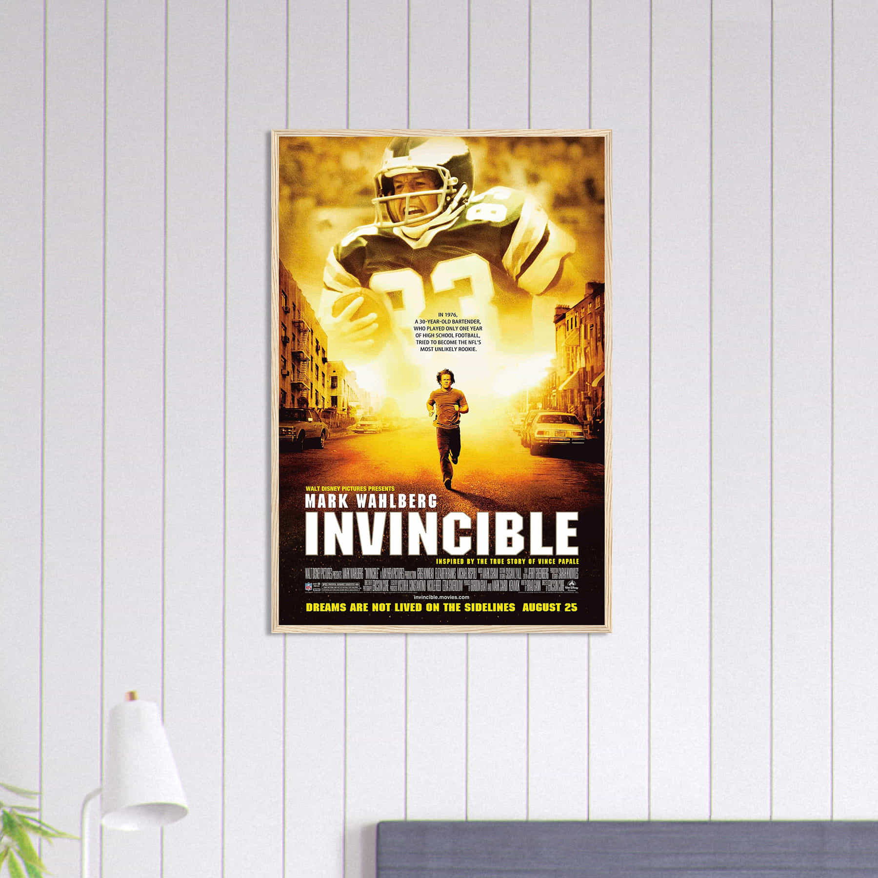 Invincible (2006) Movie Poster, Invincible Classic Vintage Poster ...