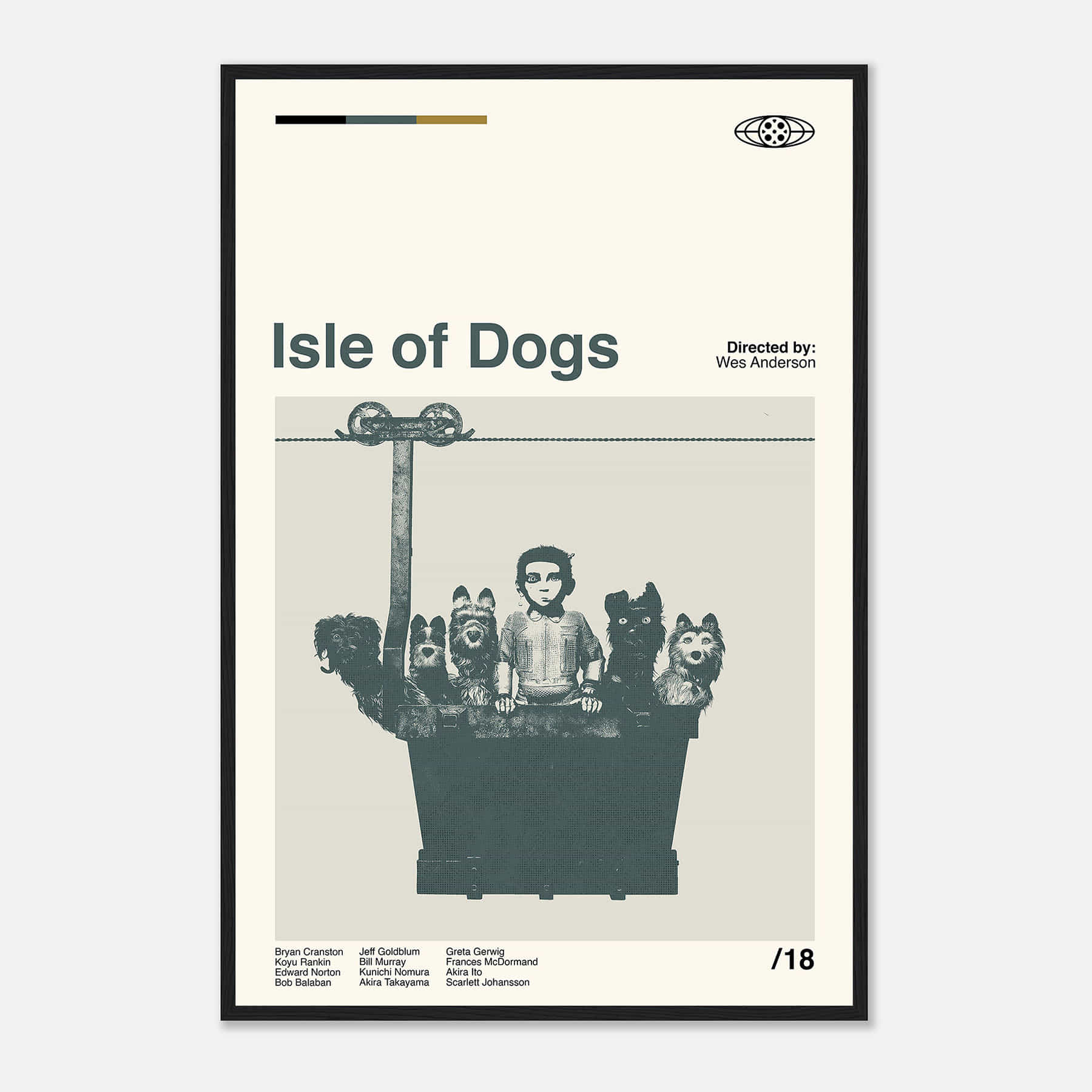 Isle Of Dogs Poster, Wes Anderson Poster, Retro Poster - Citiesbox