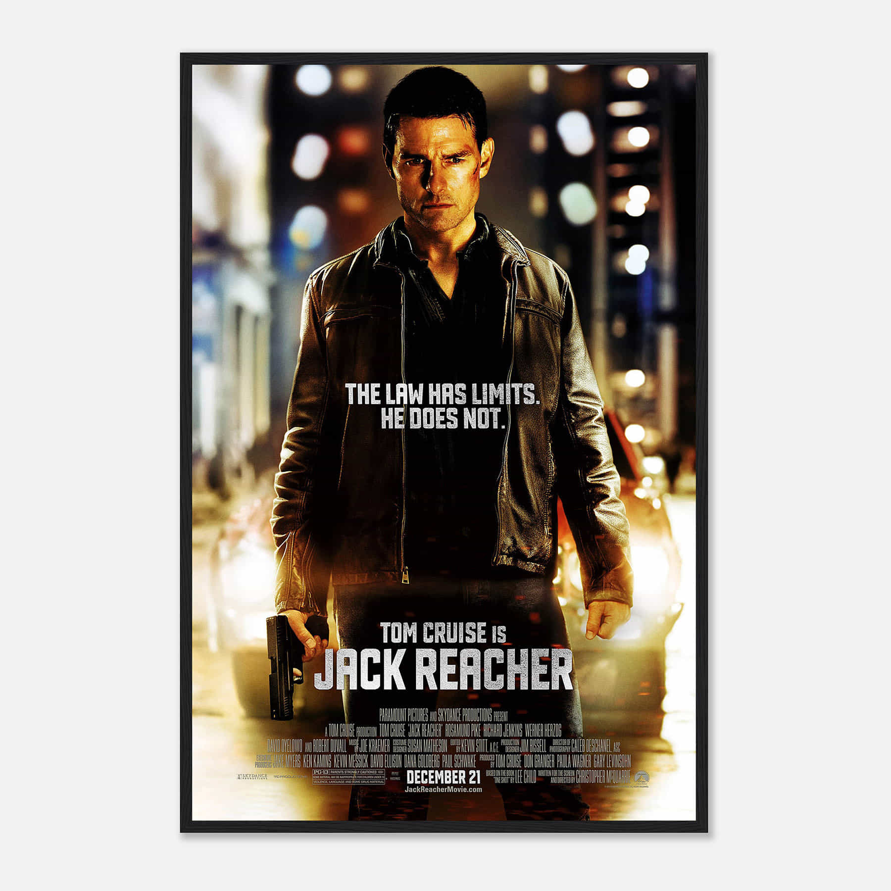Jack Reacher Movie Poster, Jack Reacher (2012) Classic Vintage Movie ...