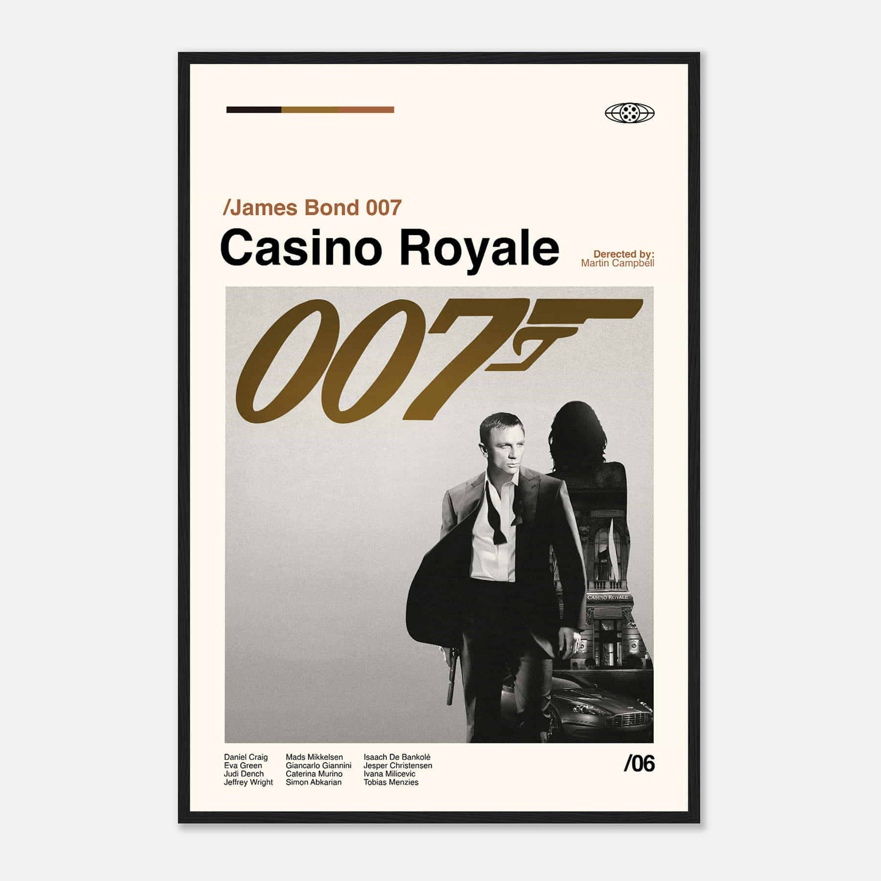 James Bond 007 Movie, James Bond Poster, Minimalist Wall Art - Citiesbox