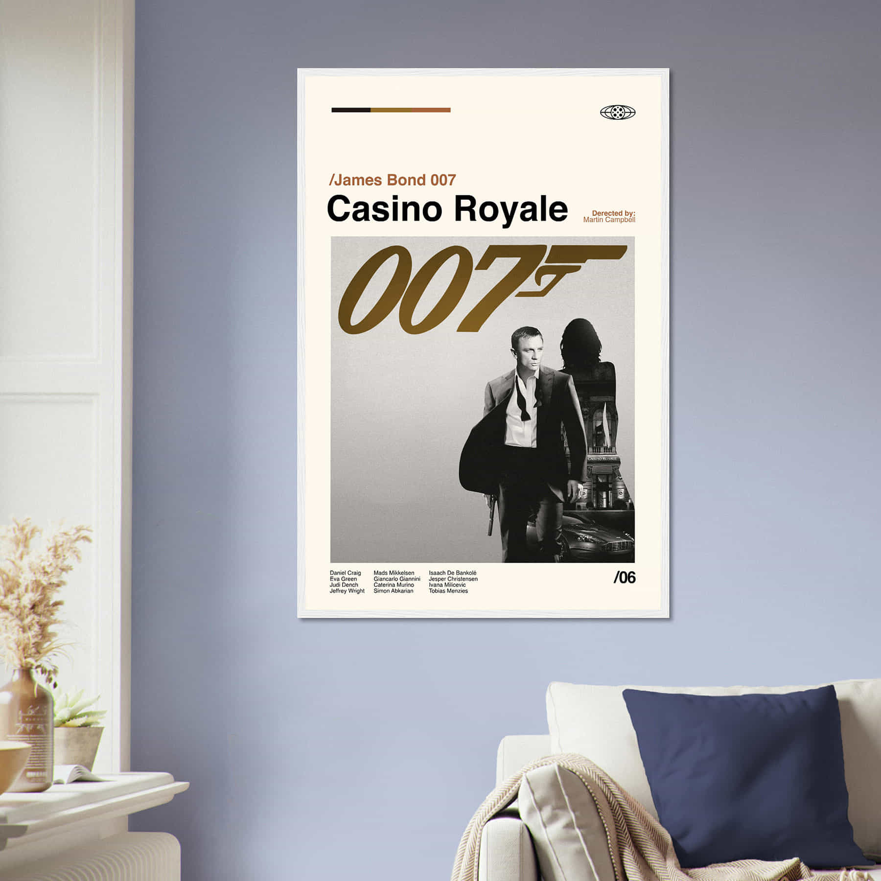 James Bond 007 Movie, James Bond Poster, Minimalist Wall Art - Citiesbox