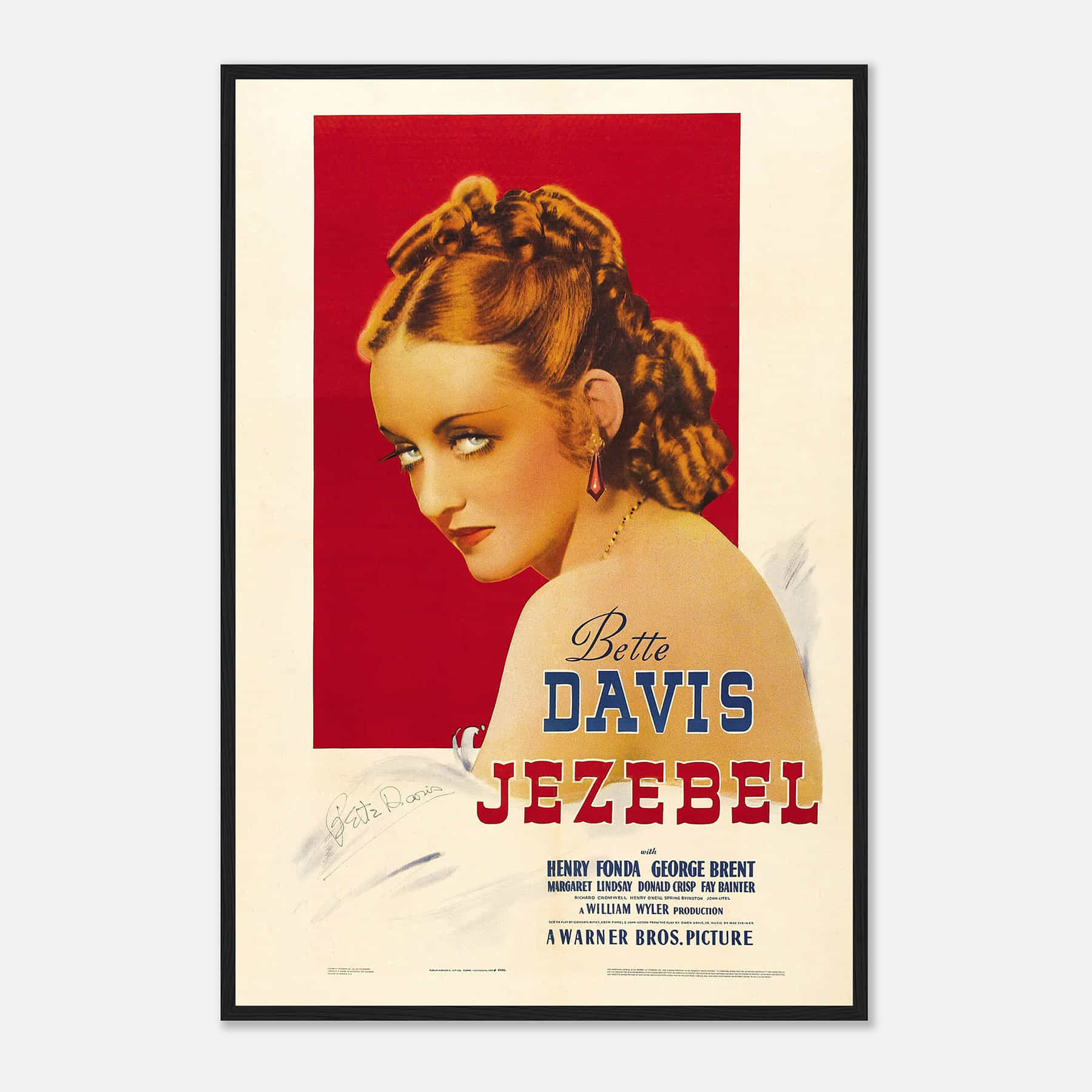 Jezebel Movie Poster Jezebel 1938 Classic Movie Poster Citiesbox