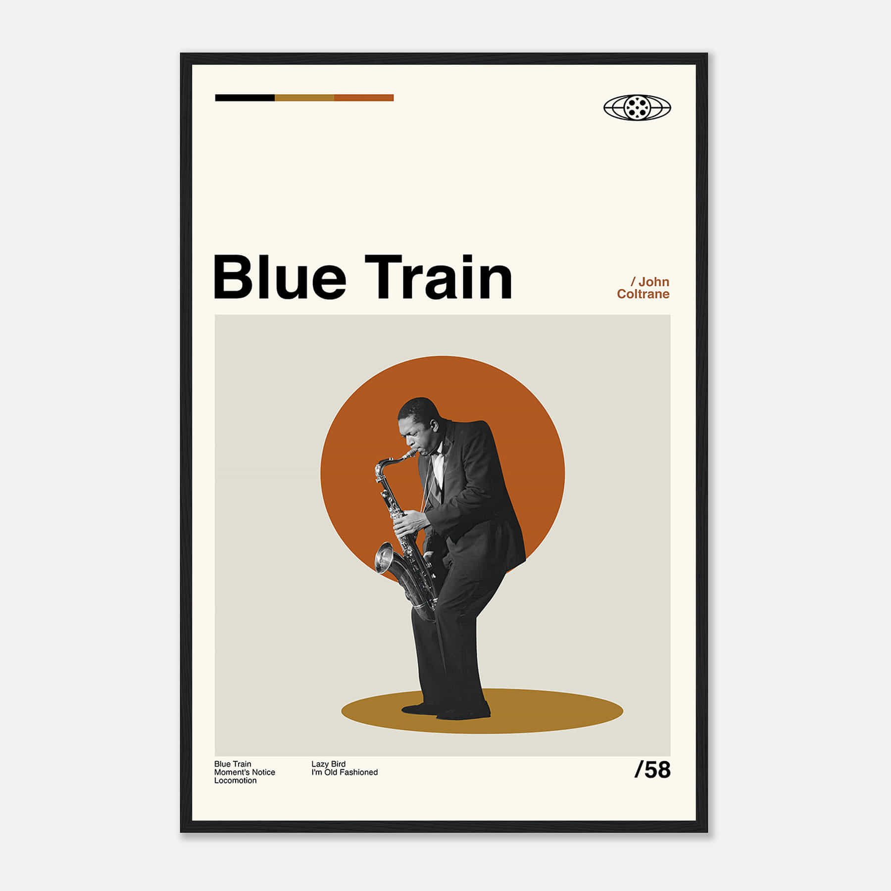 John Coltrane, Blue Train, Album Poster - Citiesbox