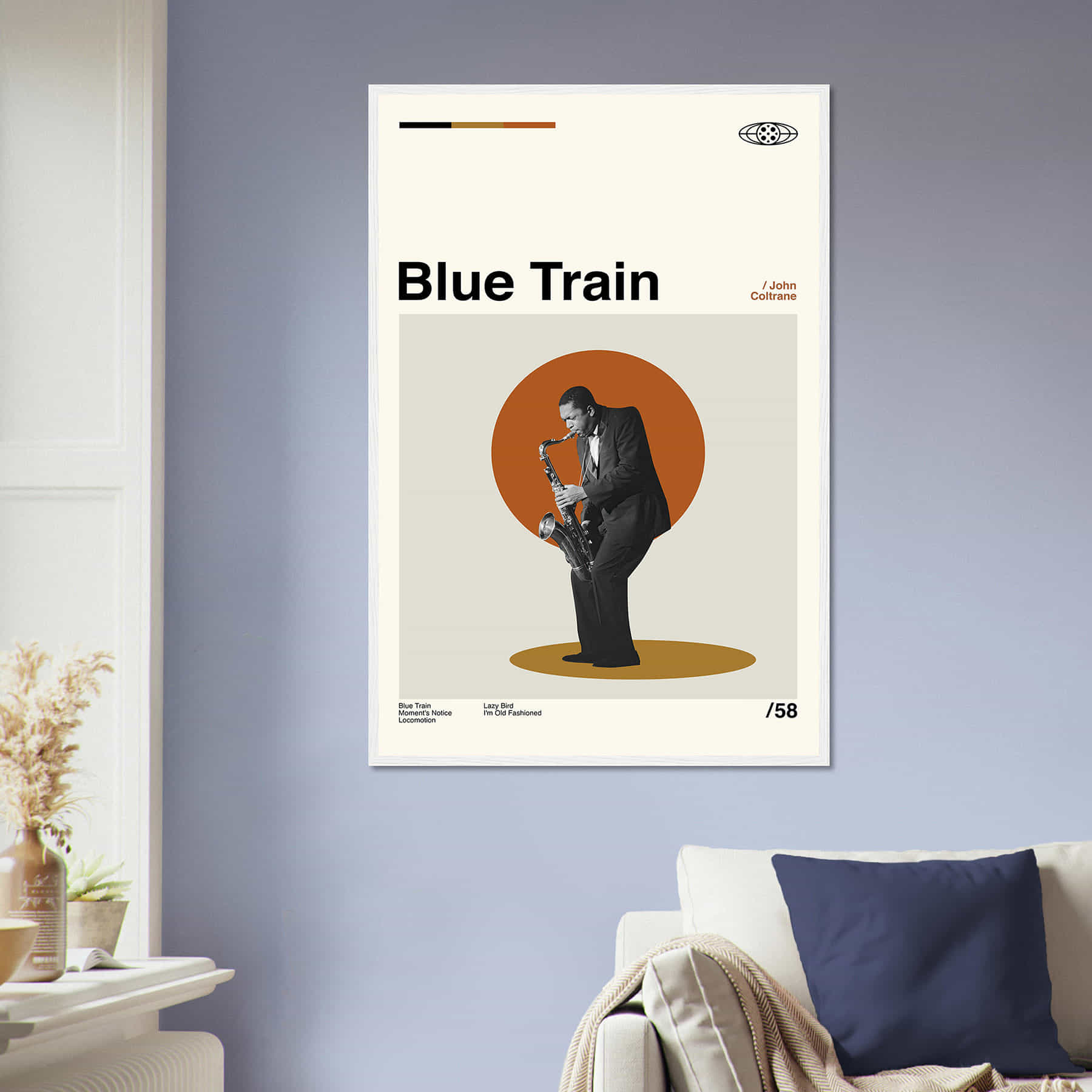 John Coltrane, Blue Train, Album Poster - Citiesbox