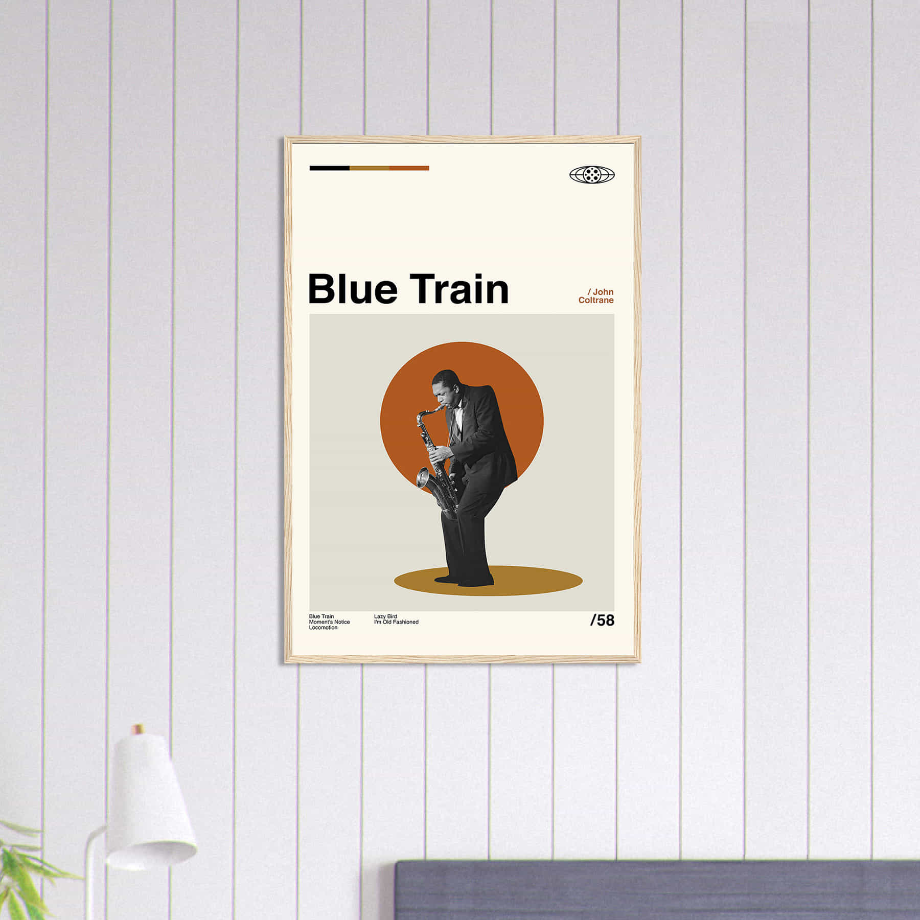 John Coltrane, Blue Train, Album Poster - Citiesbox
