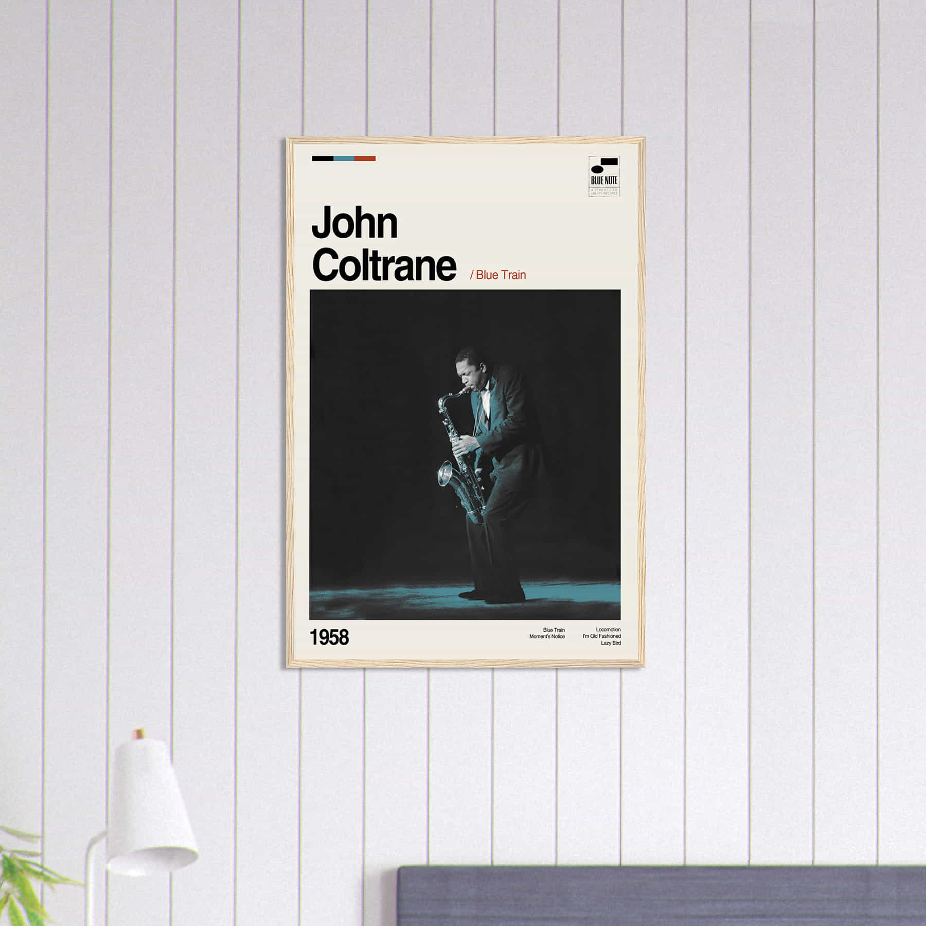 John Coltrane Music, John Coltrane Poster, Blue Train - Citiesbox