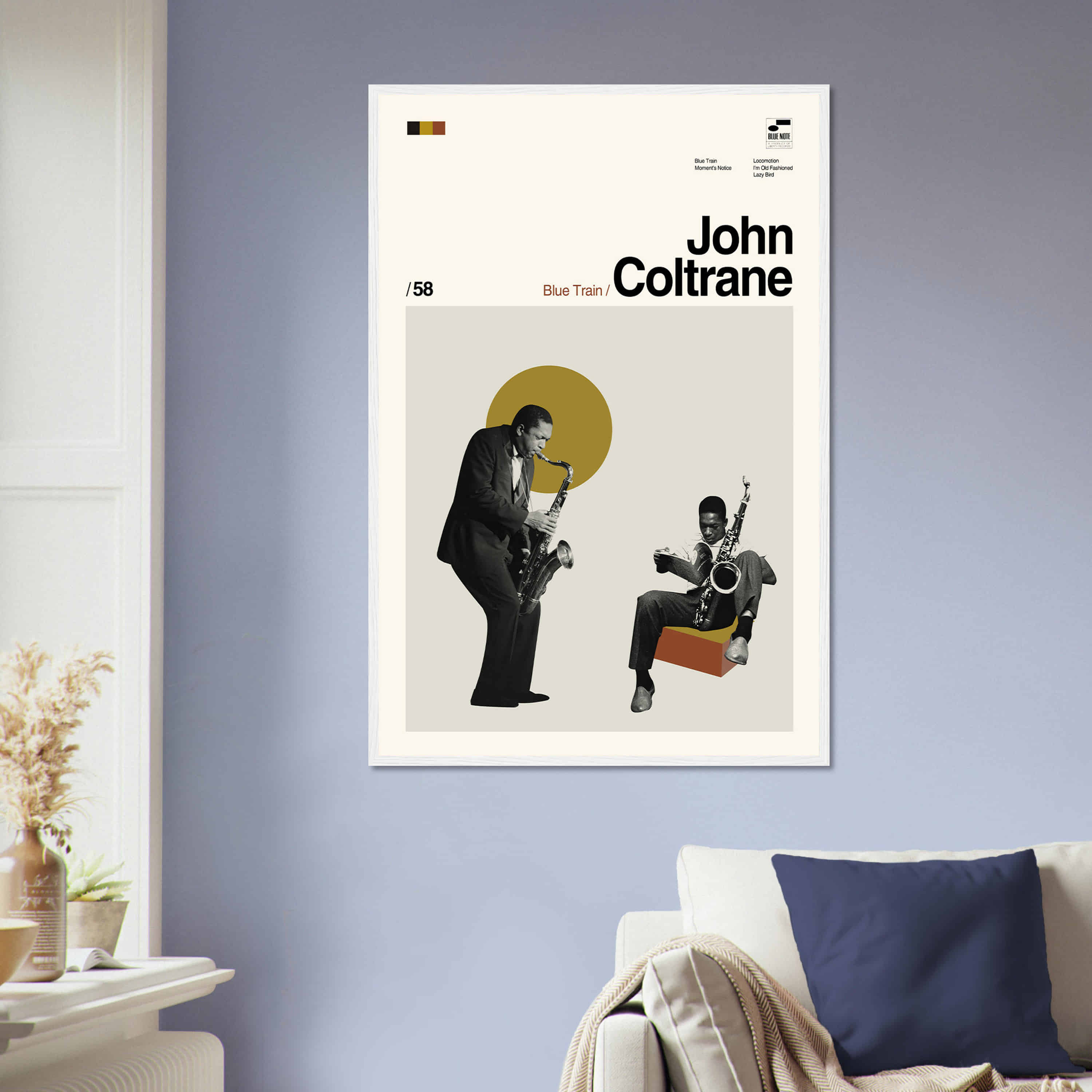 John Coltrane Poster, John Coltrane Movie, Blue Train Film DS2 - Citiesbox