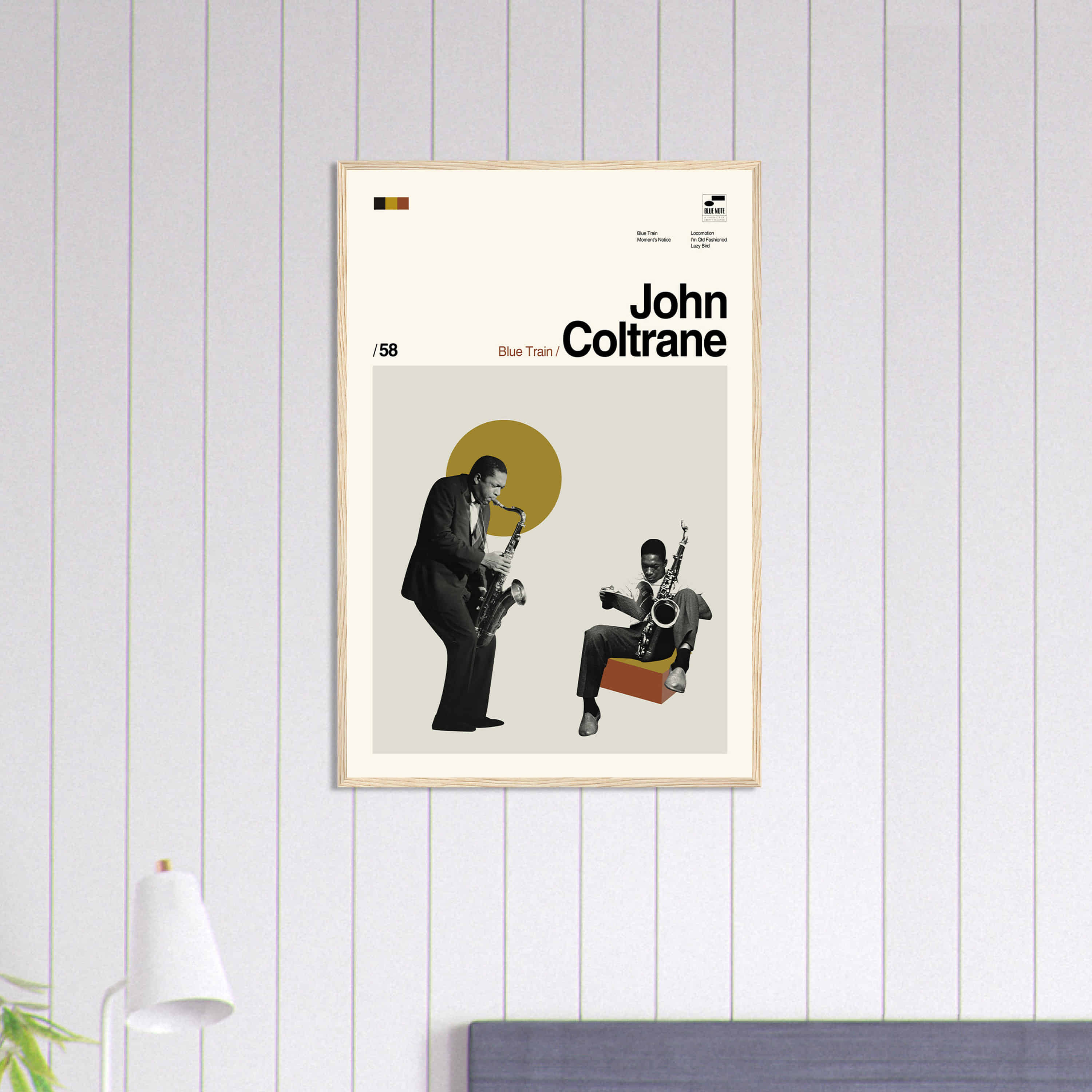 John Coltrane Poster, John Coltrane Movie, Blue Train Film DS2 - Citiesbox