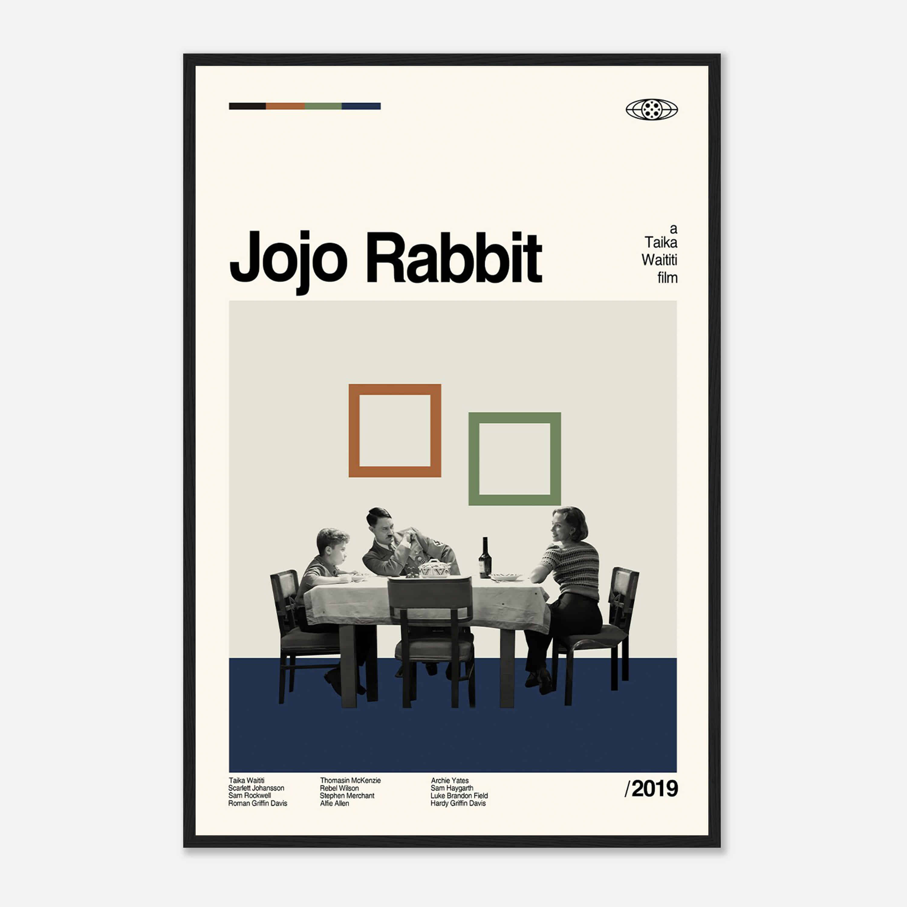 Jojo Rabbit Poster, Jojo Rabbit Movie, Taika Waititi Film - Citiesbox