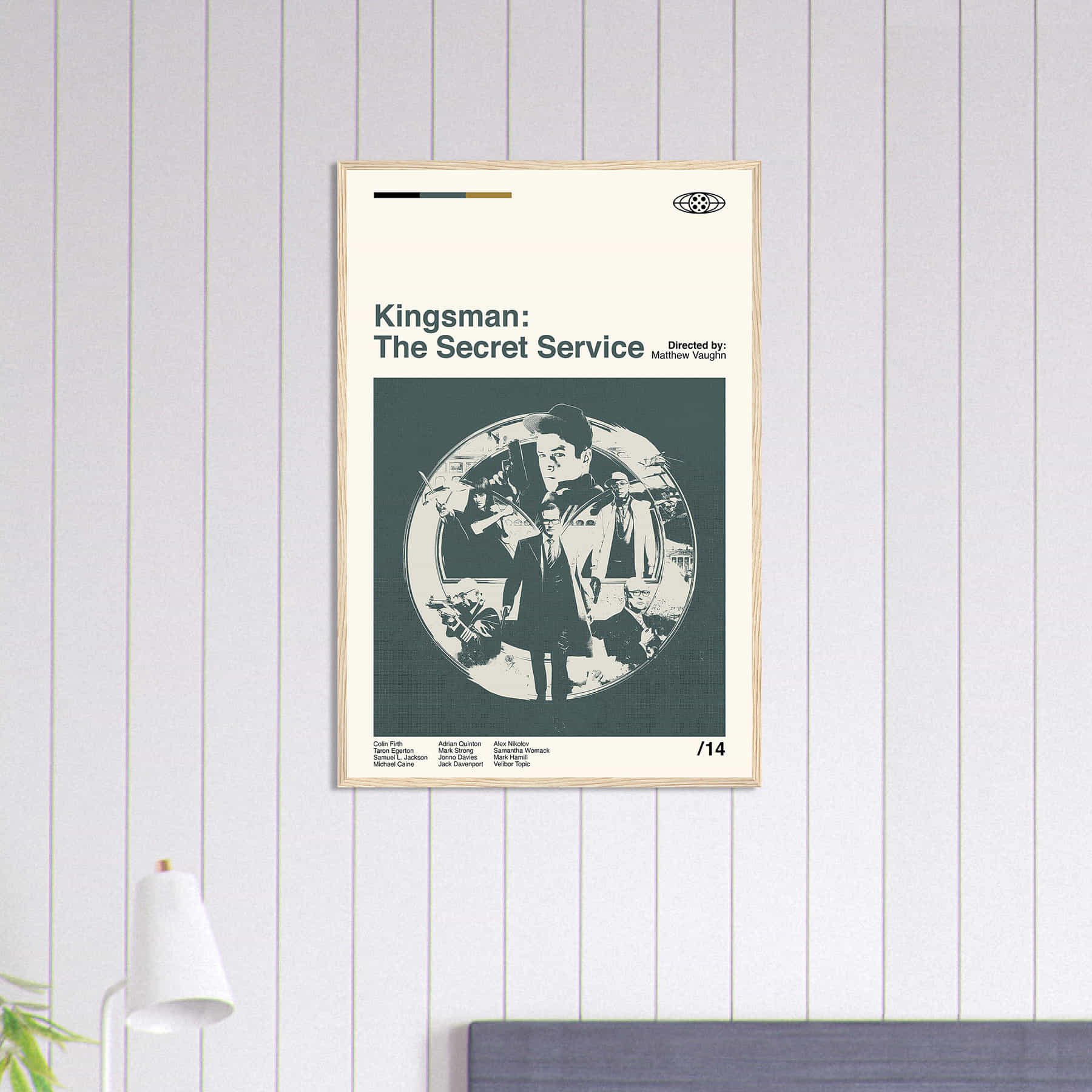 Kingsman The Secret Service Poster, Matthew Vaughn Art, Classic Movie ...